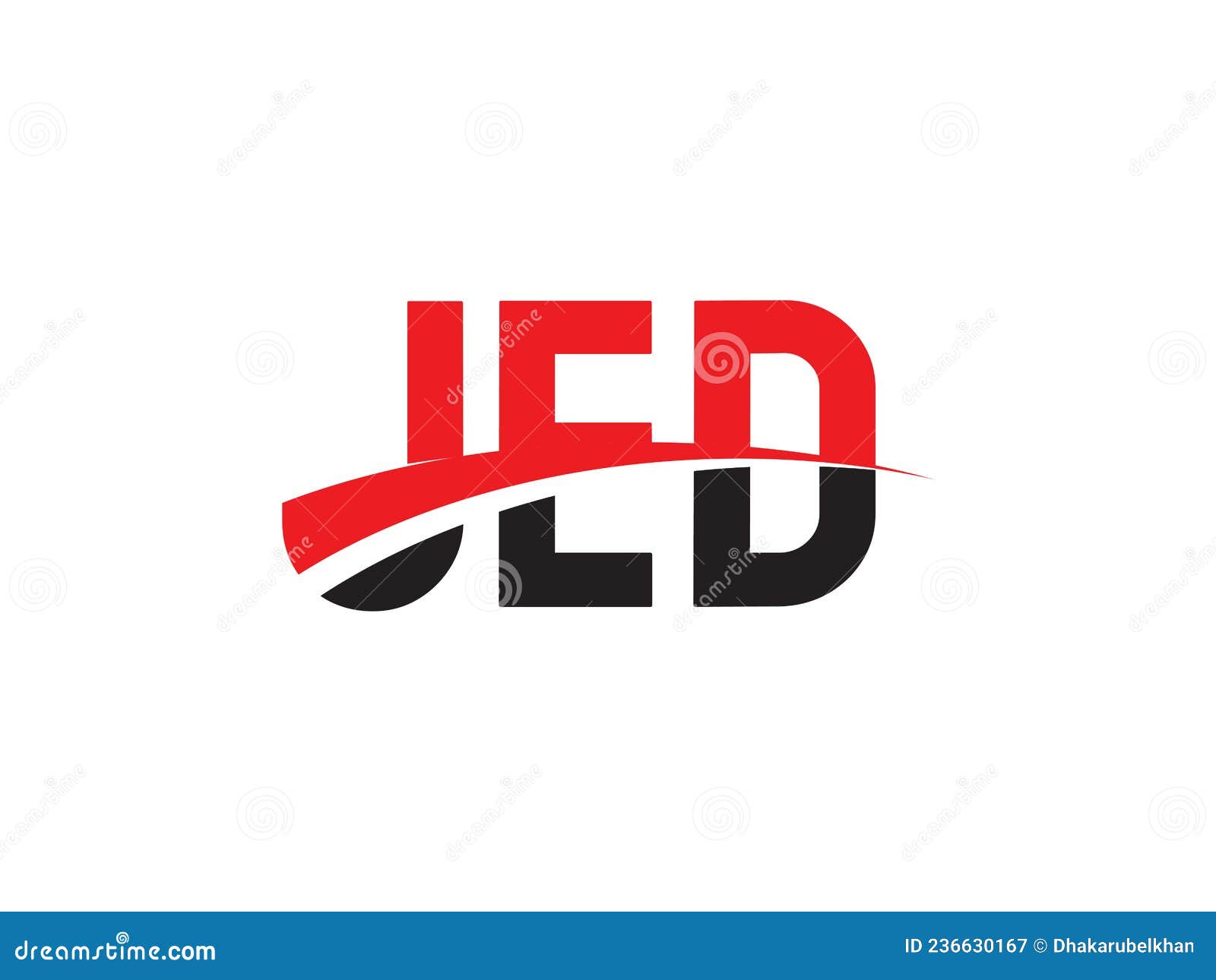 JED Letter Initial Logo Design Vector Illustration Stock Vector ...