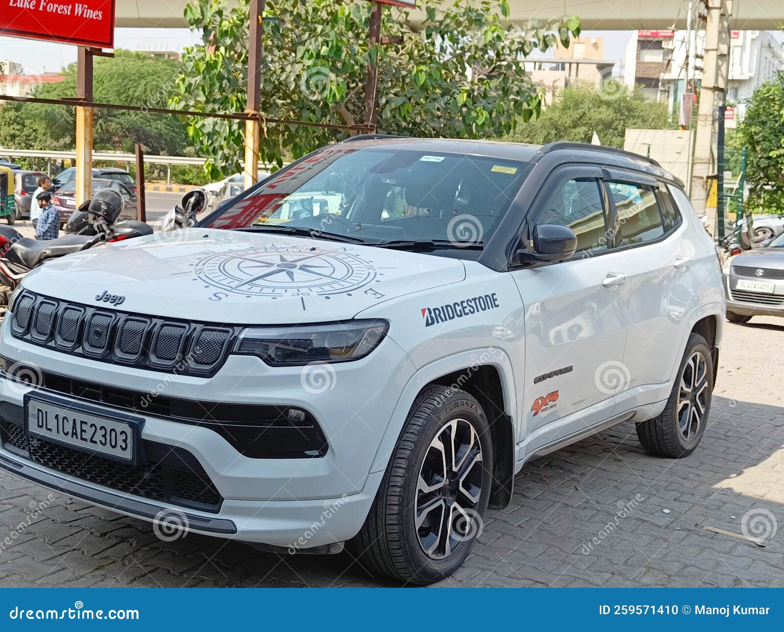 Jeep Compass Display At A Stellantis Dealership. Jeep Offers The ...