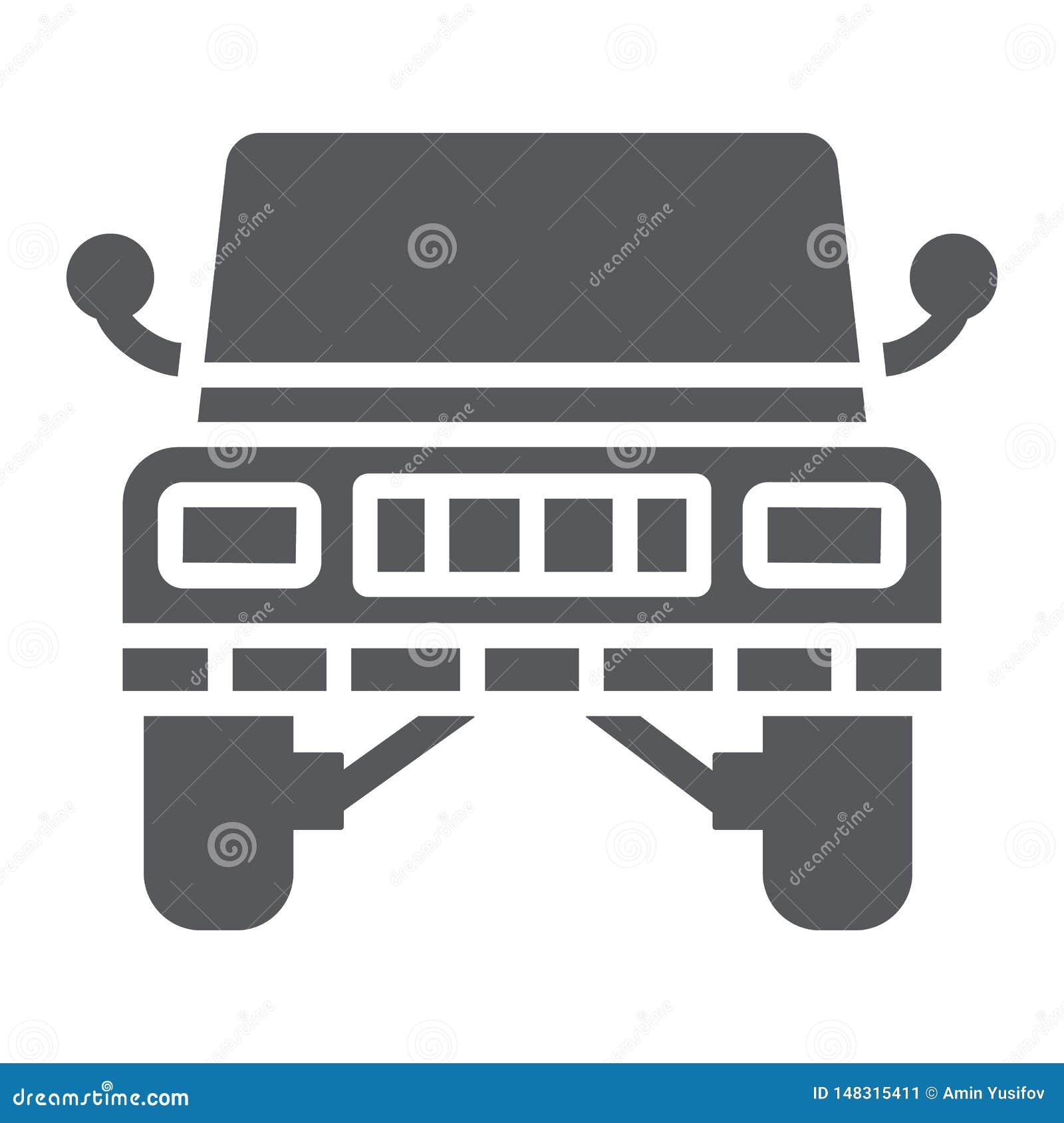 Jeep Glyph Icon, Transportation and Auto, Suv Sign, Vector Graphics, a ...