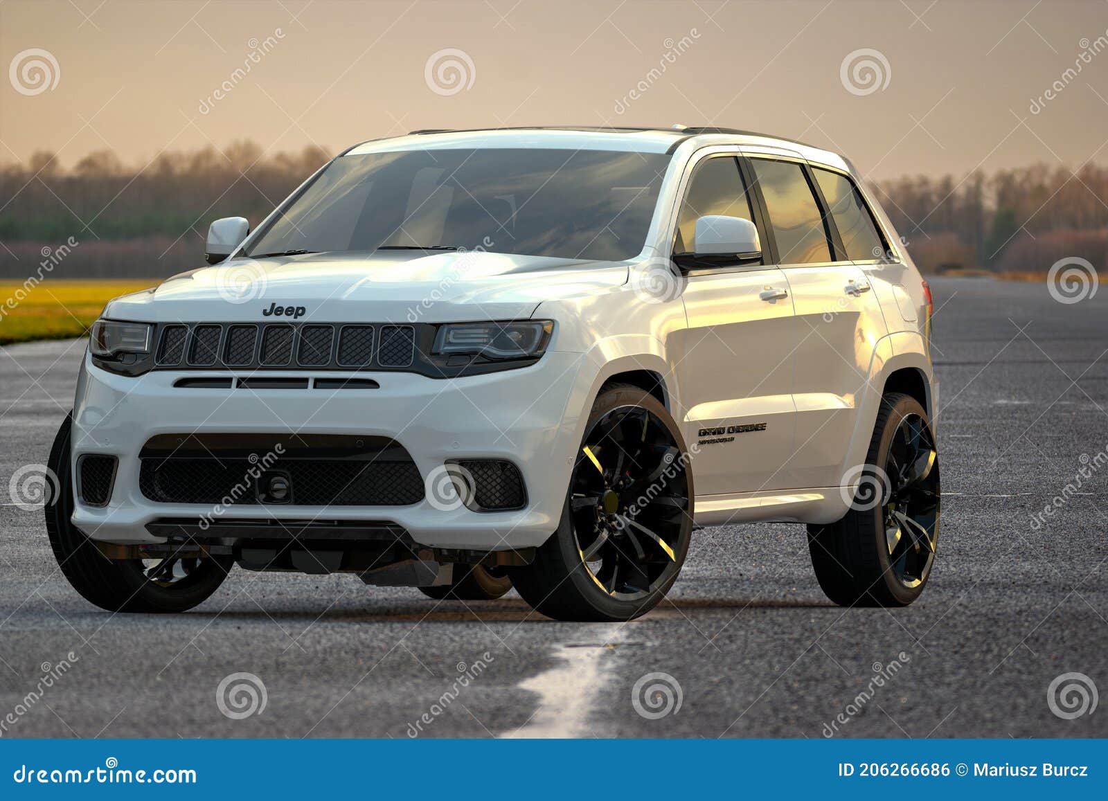Jeep Grand Cherokee Trackhawk Editorial Photo - Image of grand, luxury ...