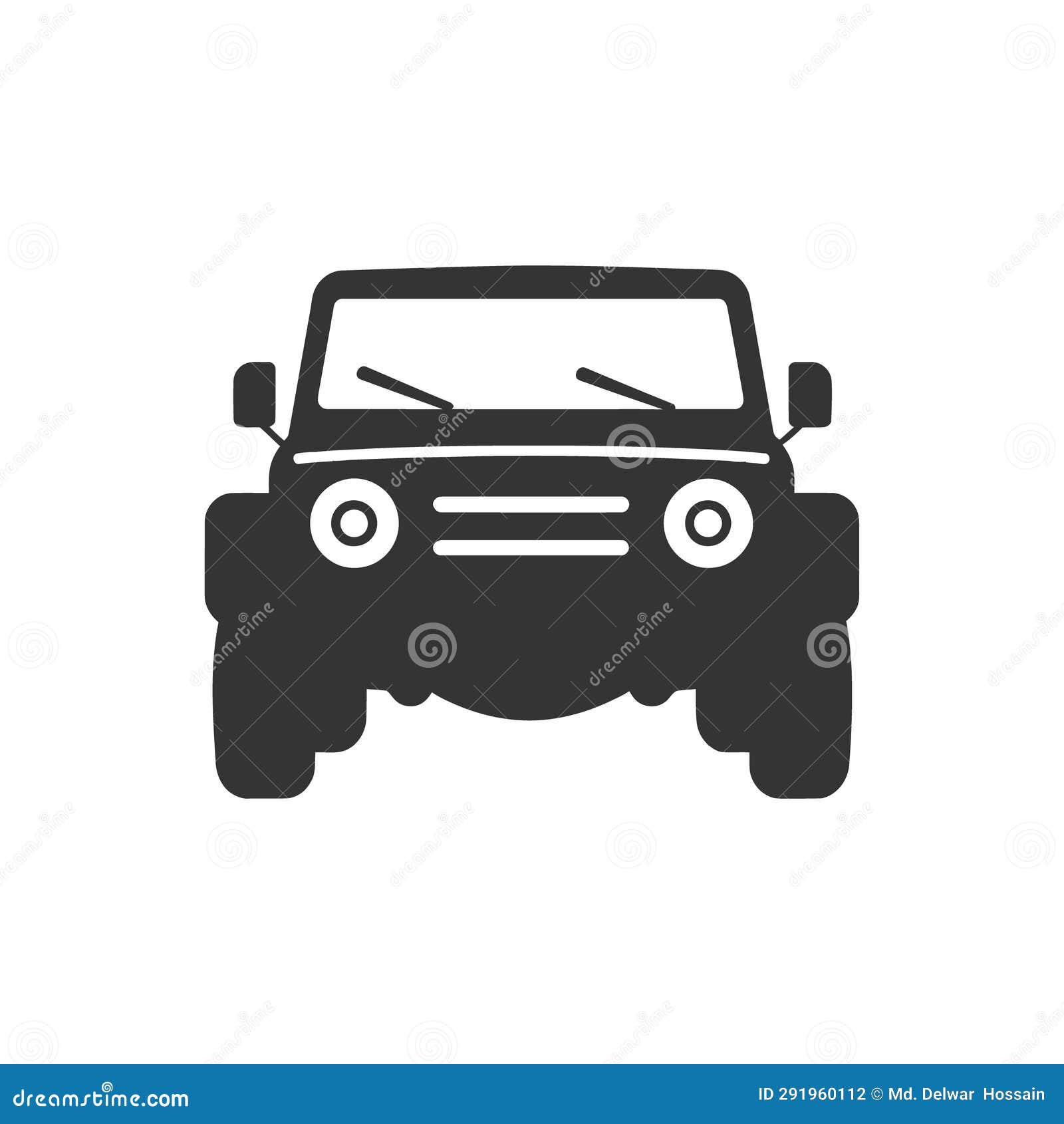 Jeep icon stock illustration. Illustration of drive - 291960112