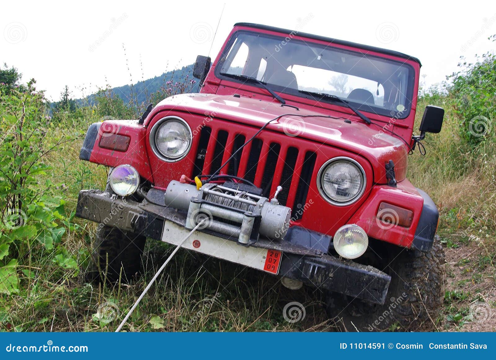 Jeep at off-road stock image. Image of auto, adventures - 11014591
