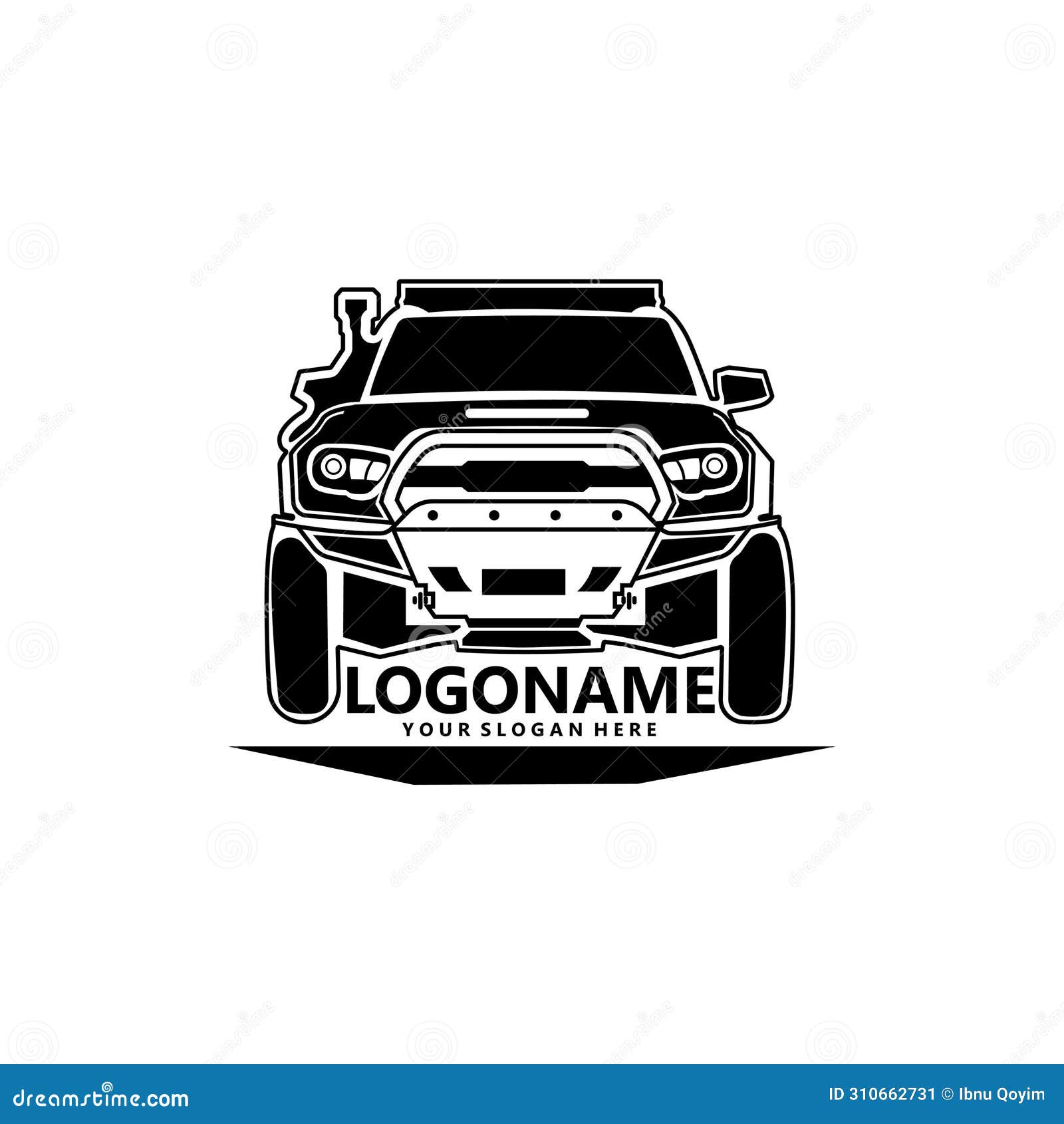 Jeep Suv Template Logo Design Stock Illustration - Illustration of ...