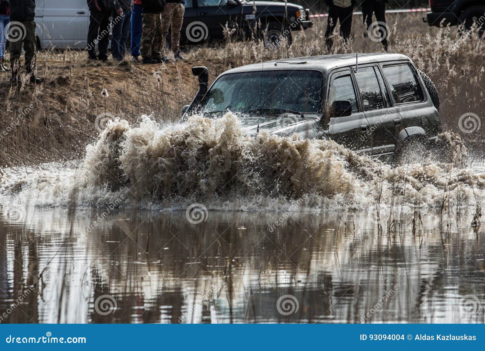 Jeep in water stock photo. Image of automobile, driving - 93094004
