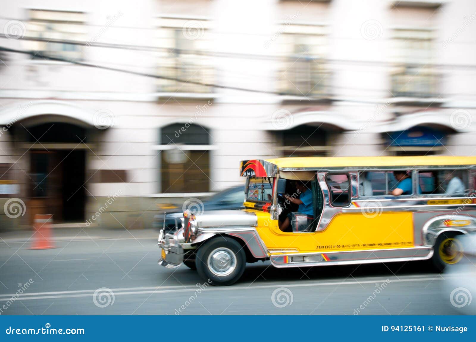 Jeepney stock image. Image of blurred, focus, motion - 94125161