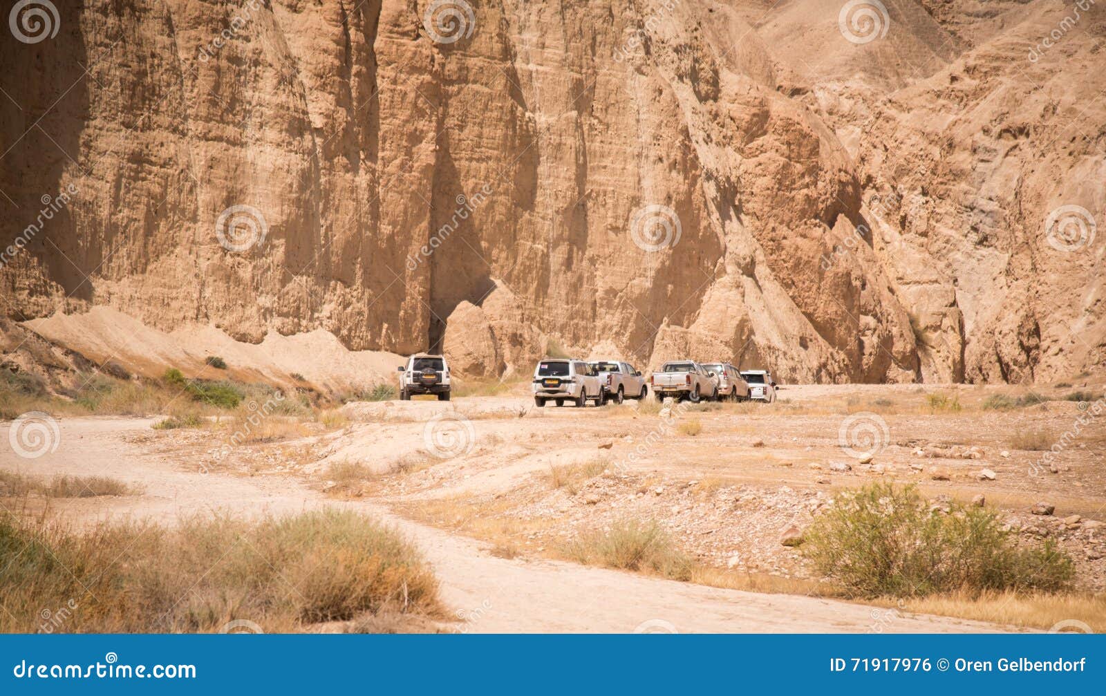 Jeeps Drive Through The Desert. AI Generated Stock Photography ...