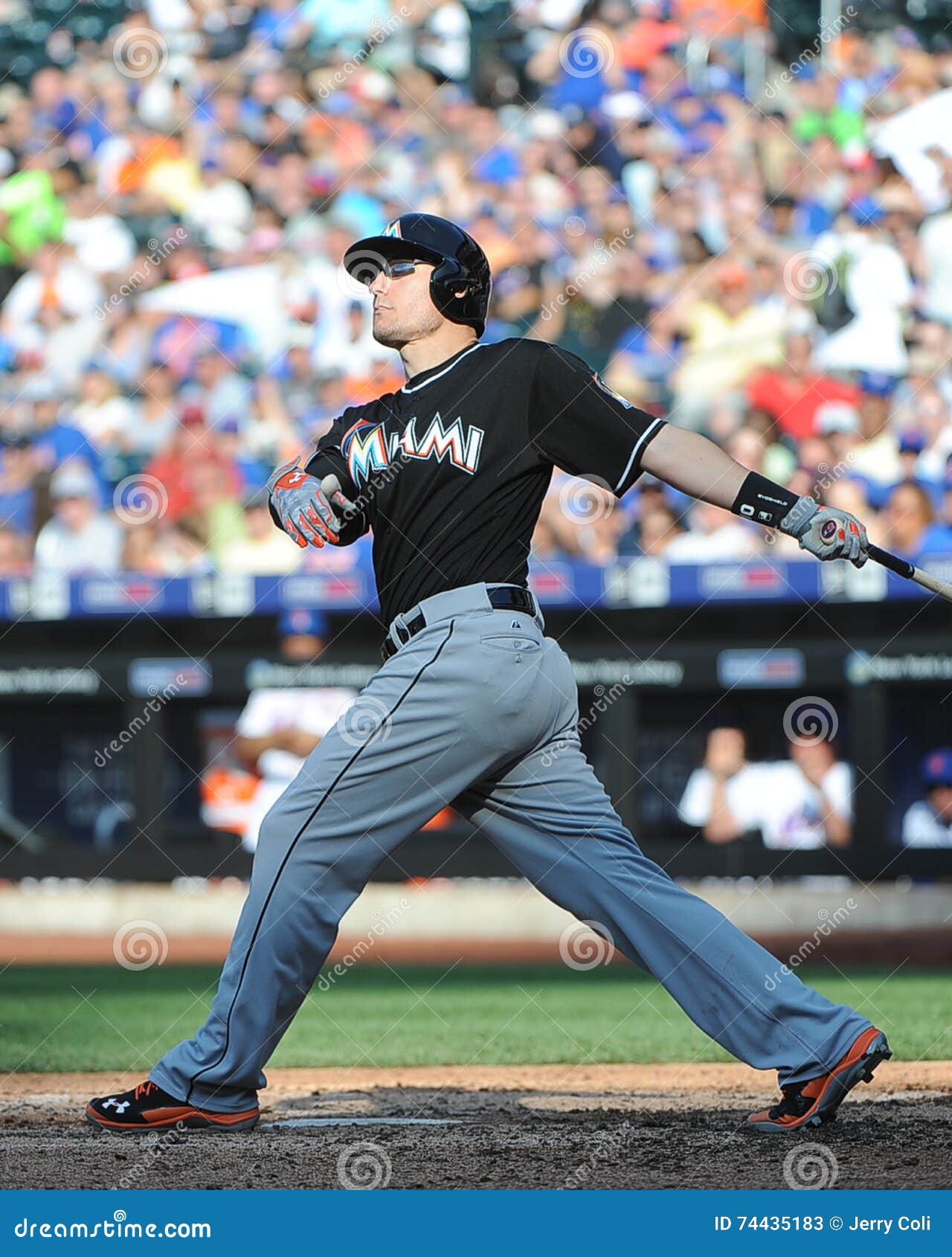 Jeff Baker editorial stock photo. Image of marlins, baseball - 74435183