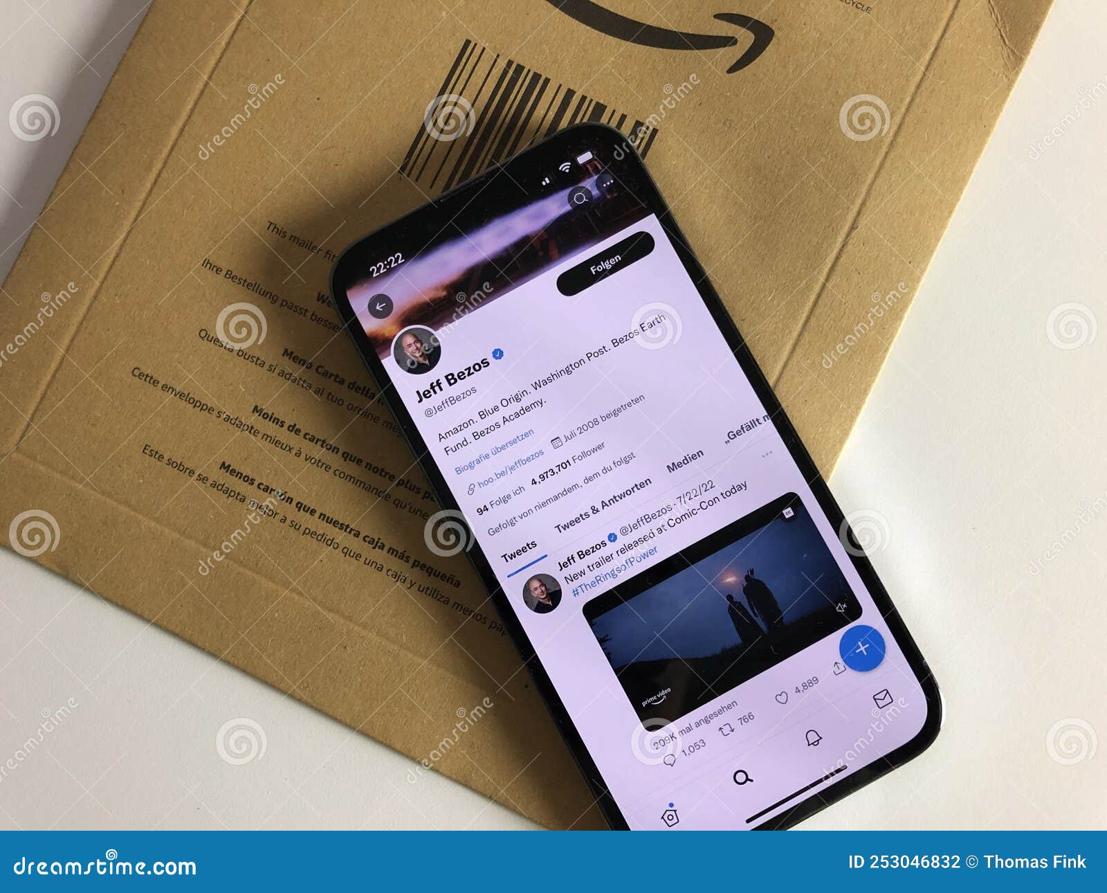 Jeff Bezos On The Success Magazine Cover Editorial Photo ...