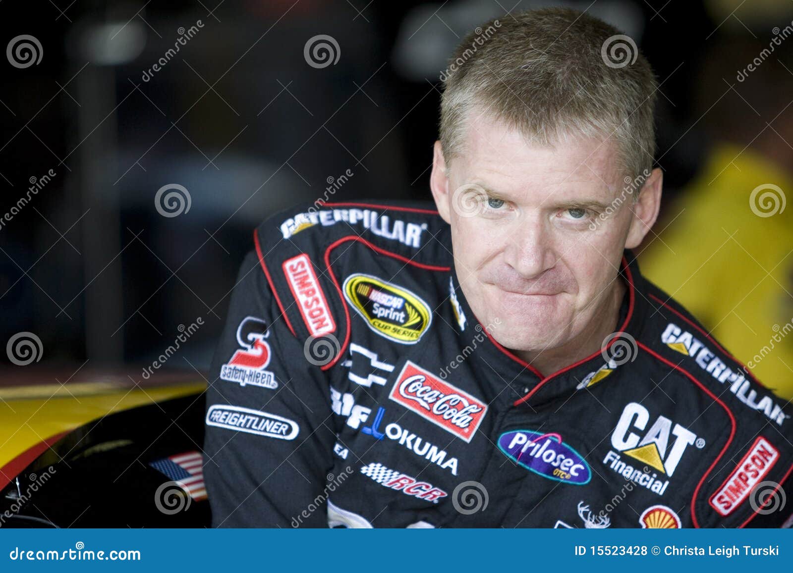 Jeff Burton Drives through the Esses Editorial Stock Photo - Image of ...