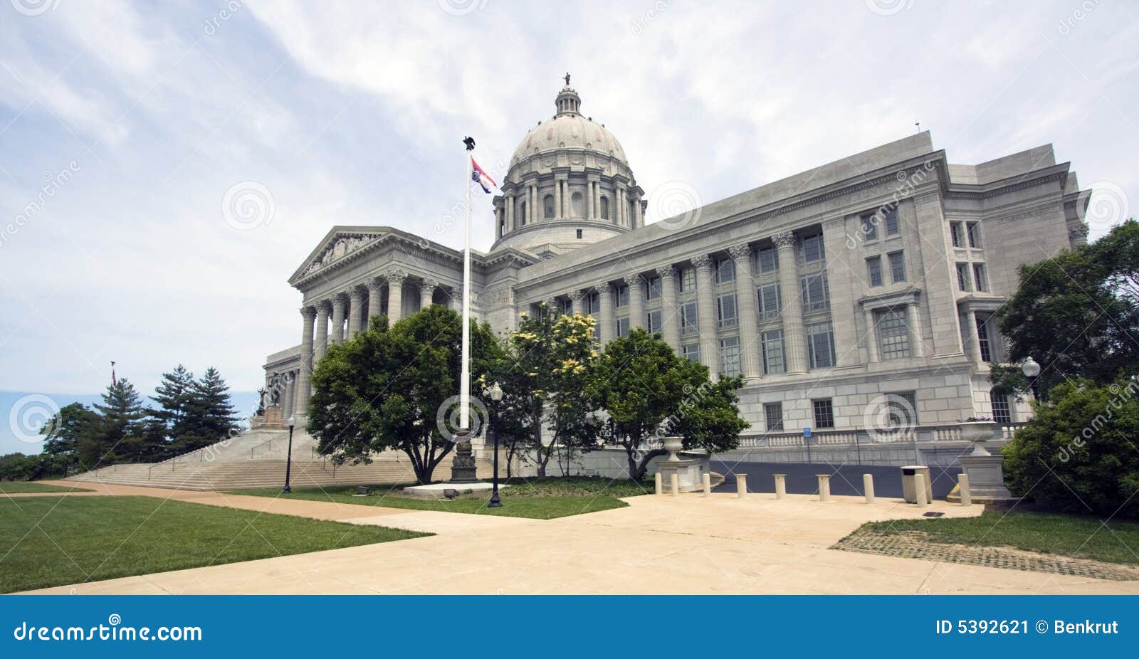 Jefferson City, Missouri - State Capitol Stock Image - Image of city ...