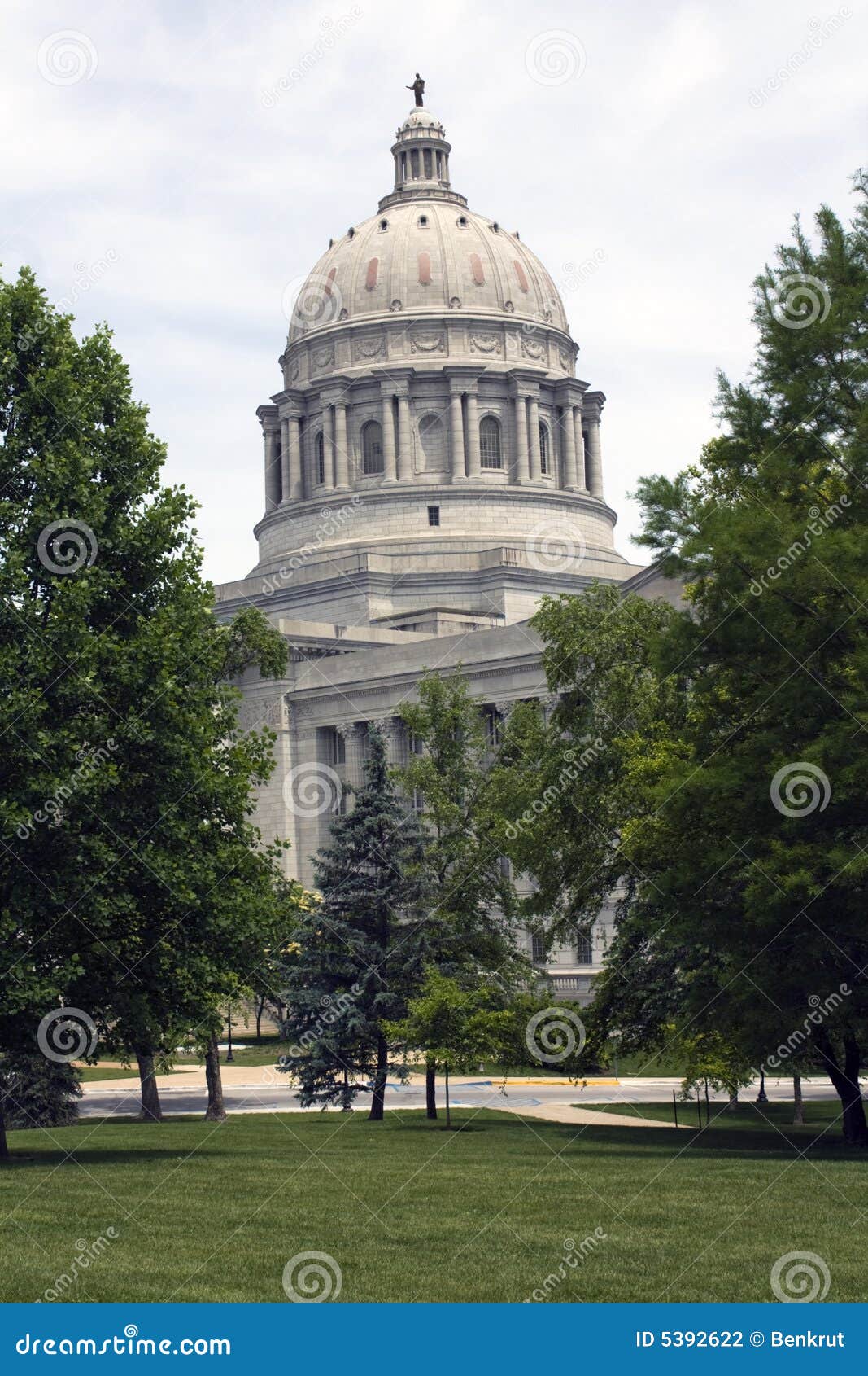 Jefferson City, Missouri - State Capitol Stock Photo - Image of dome ...