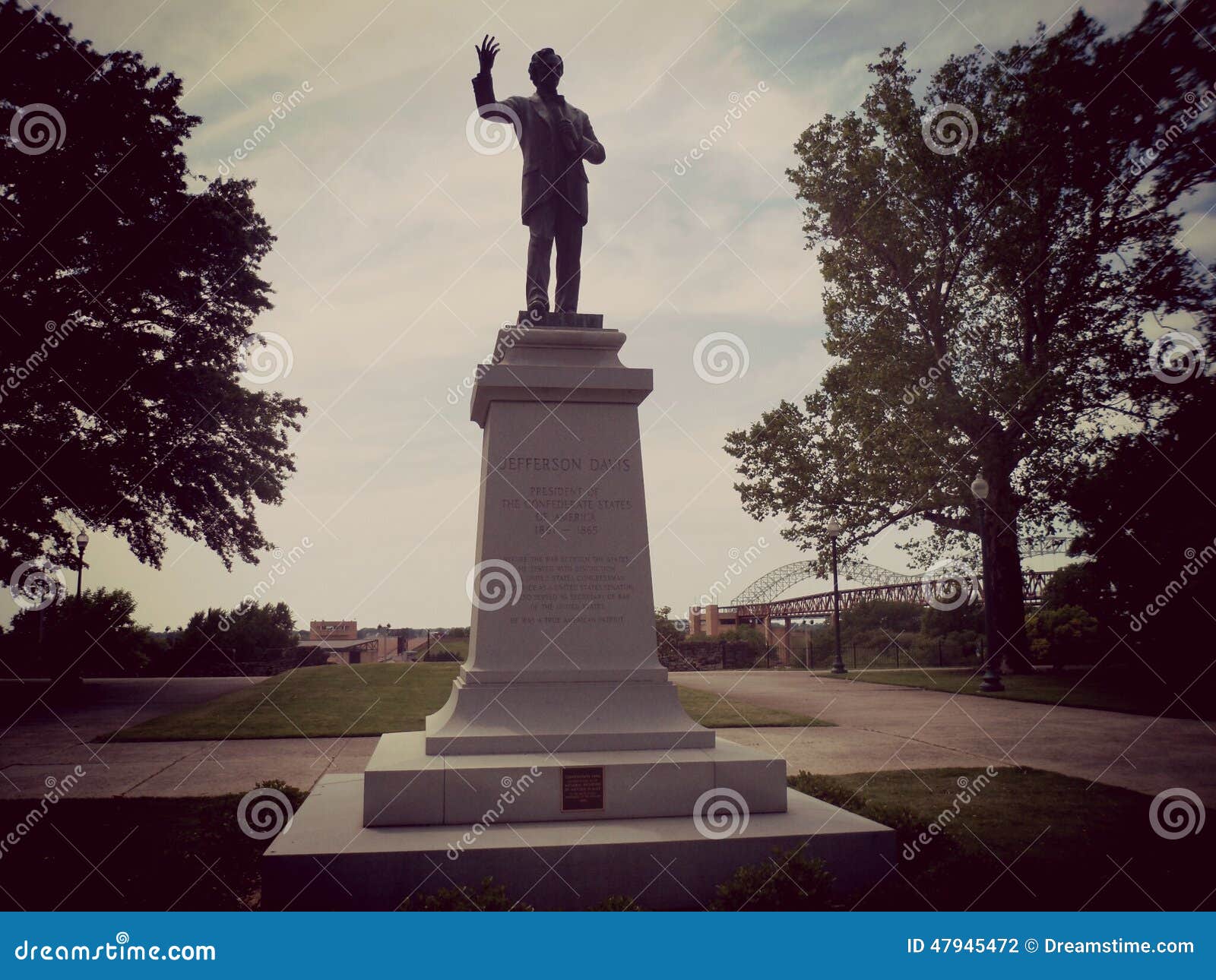 Jefferson davis stock photo. Image of statue, jefferson - 47945472