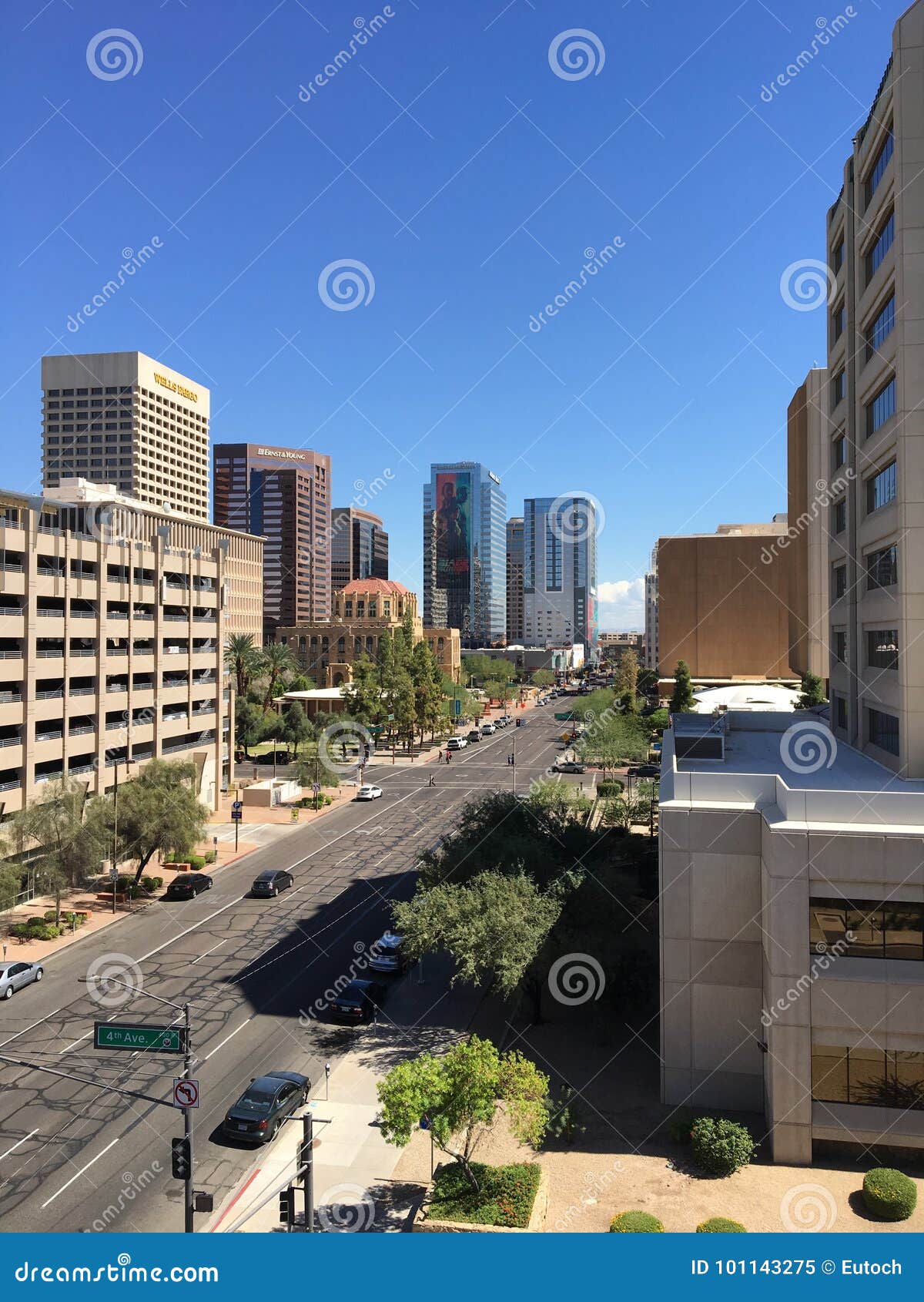 Jefferson Street, Phoenix, AZ Image éditorial - Image du amérique ...