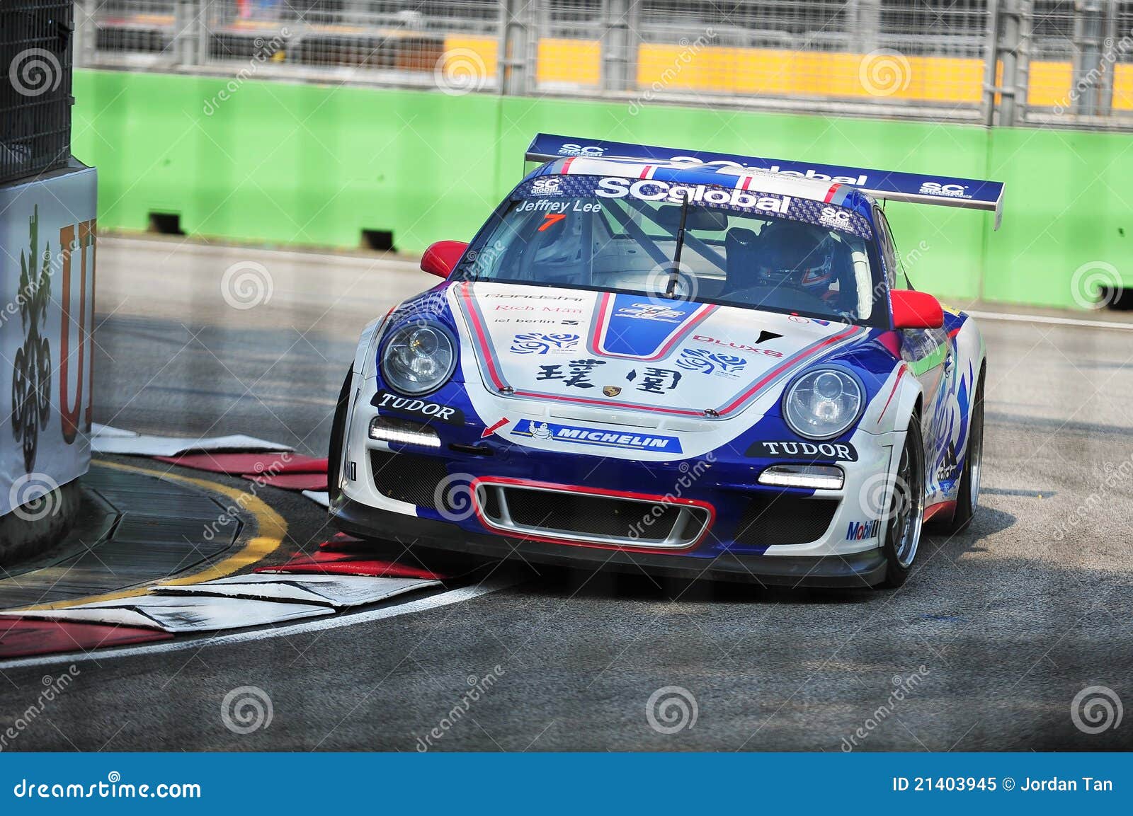 Jeffrey Lee Racing at Porsche Carrera Cup Asia Editorial Image - Image ...