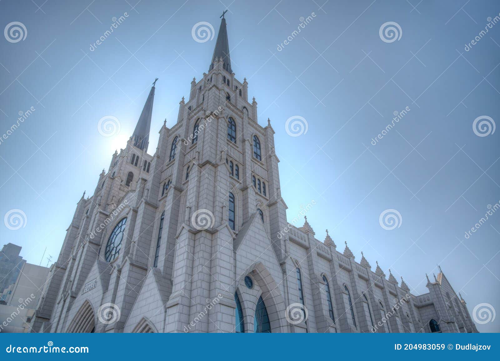 Jeil Church at Daegu, Republic of Korea Stock Image - Image of temple ...