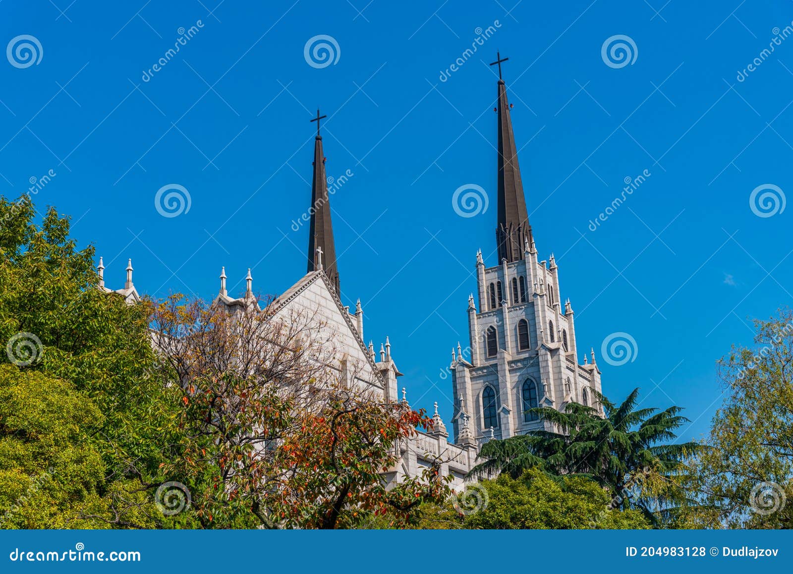 Jeil Church at Daegu, Republic of Korea Stock Photo - Image of chapel ...