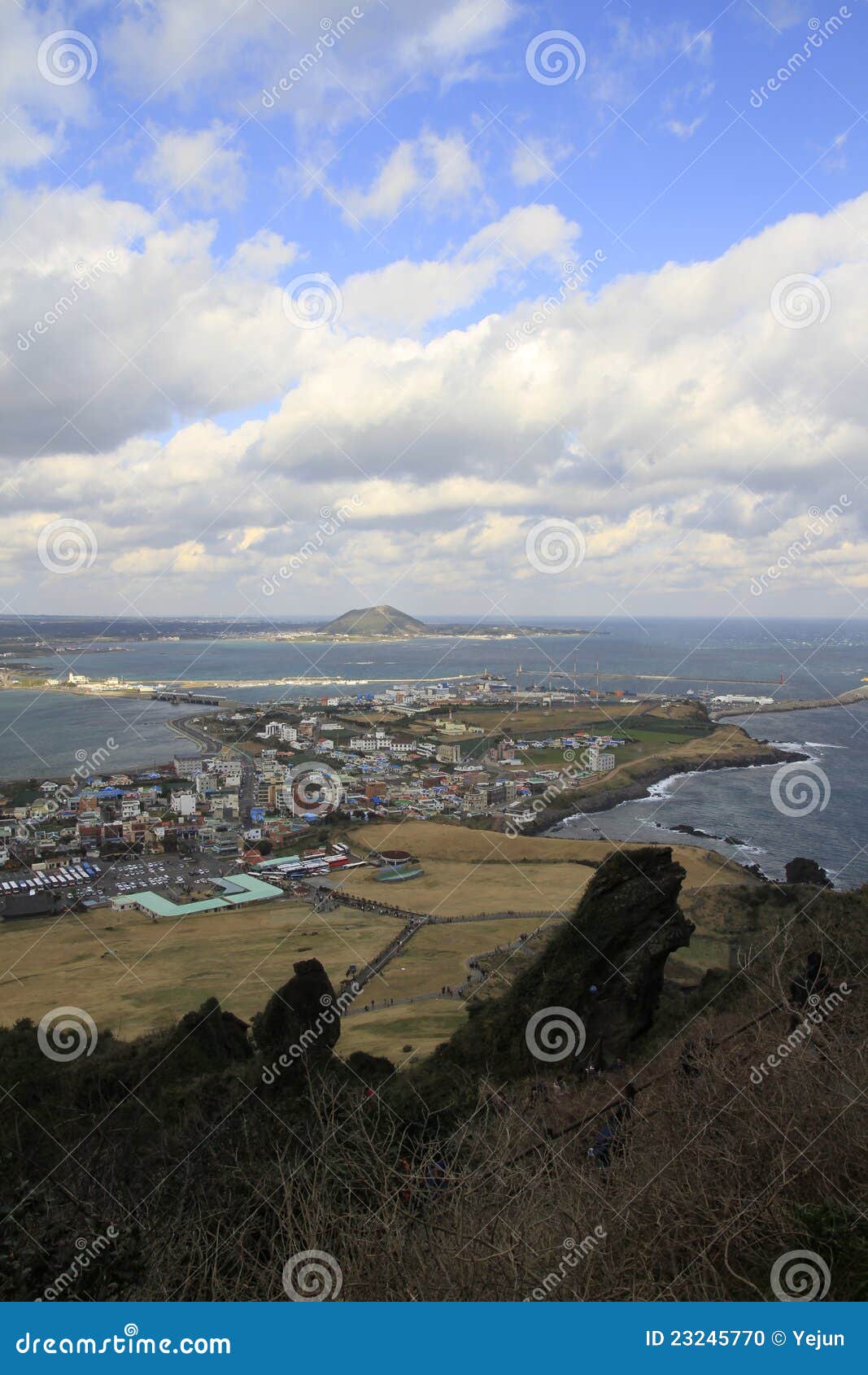 Jeju city stock photo. Image of harbour, blue, coastal - 23245770