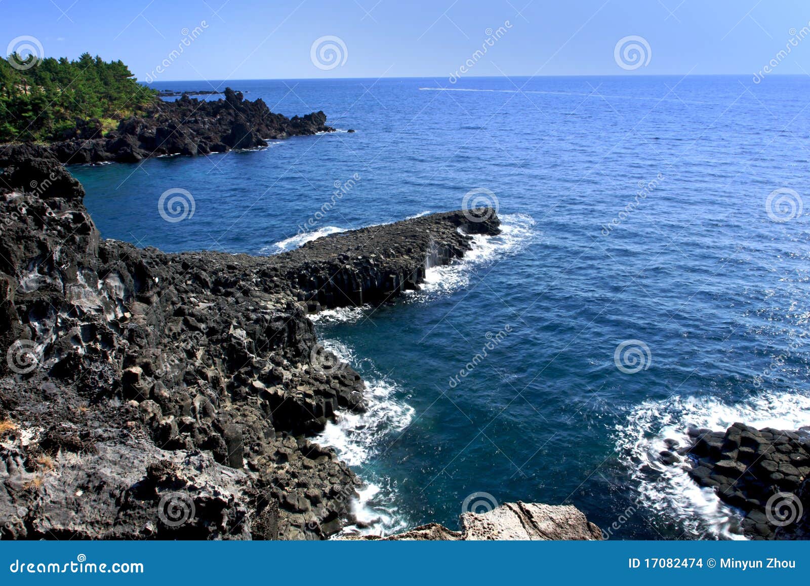 Jeju Volcanic Island stock photo. Image of pattern, ocean - 17082474