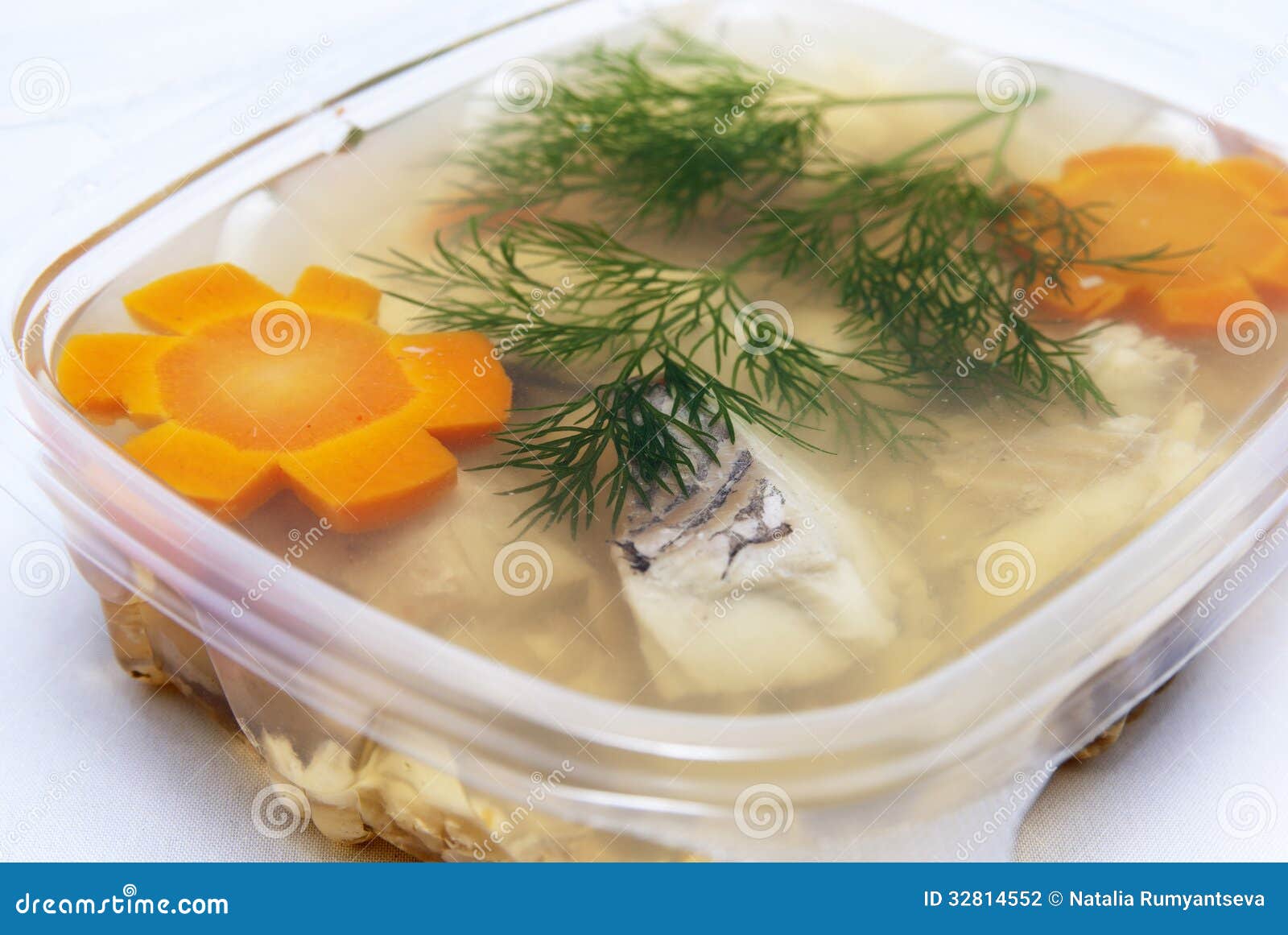 Jellied fish stock photo. Image of cuisine, green, gourmet - 32814552
