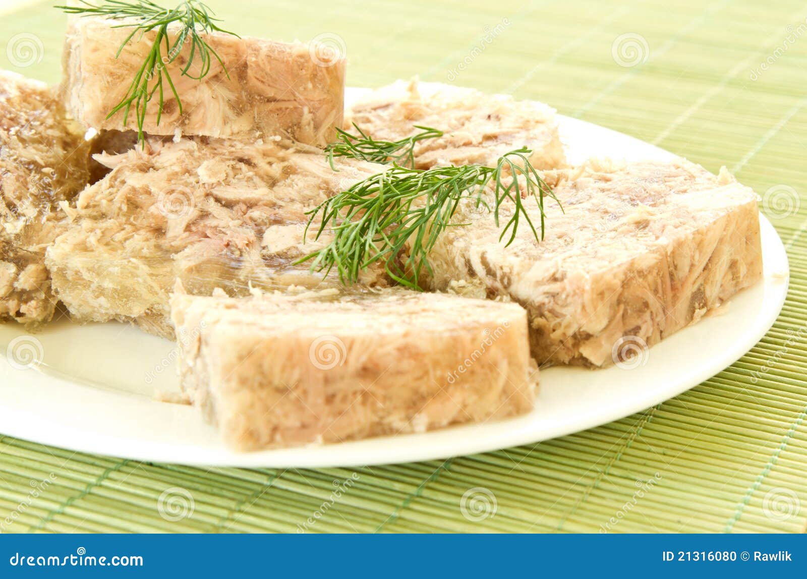 Jellied meat stock photo. Image of preparation, meal - 21316080