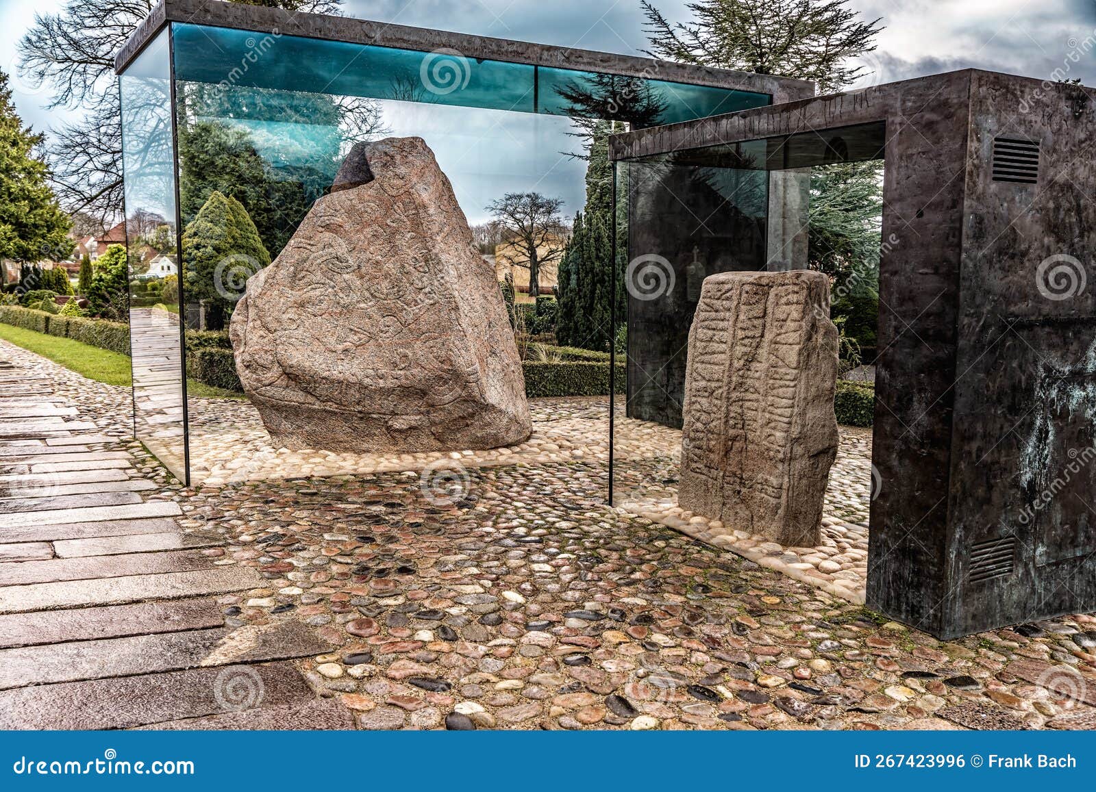 Jelling National Monument, Rune Stones, Denmark Editorial Photo - Image ...