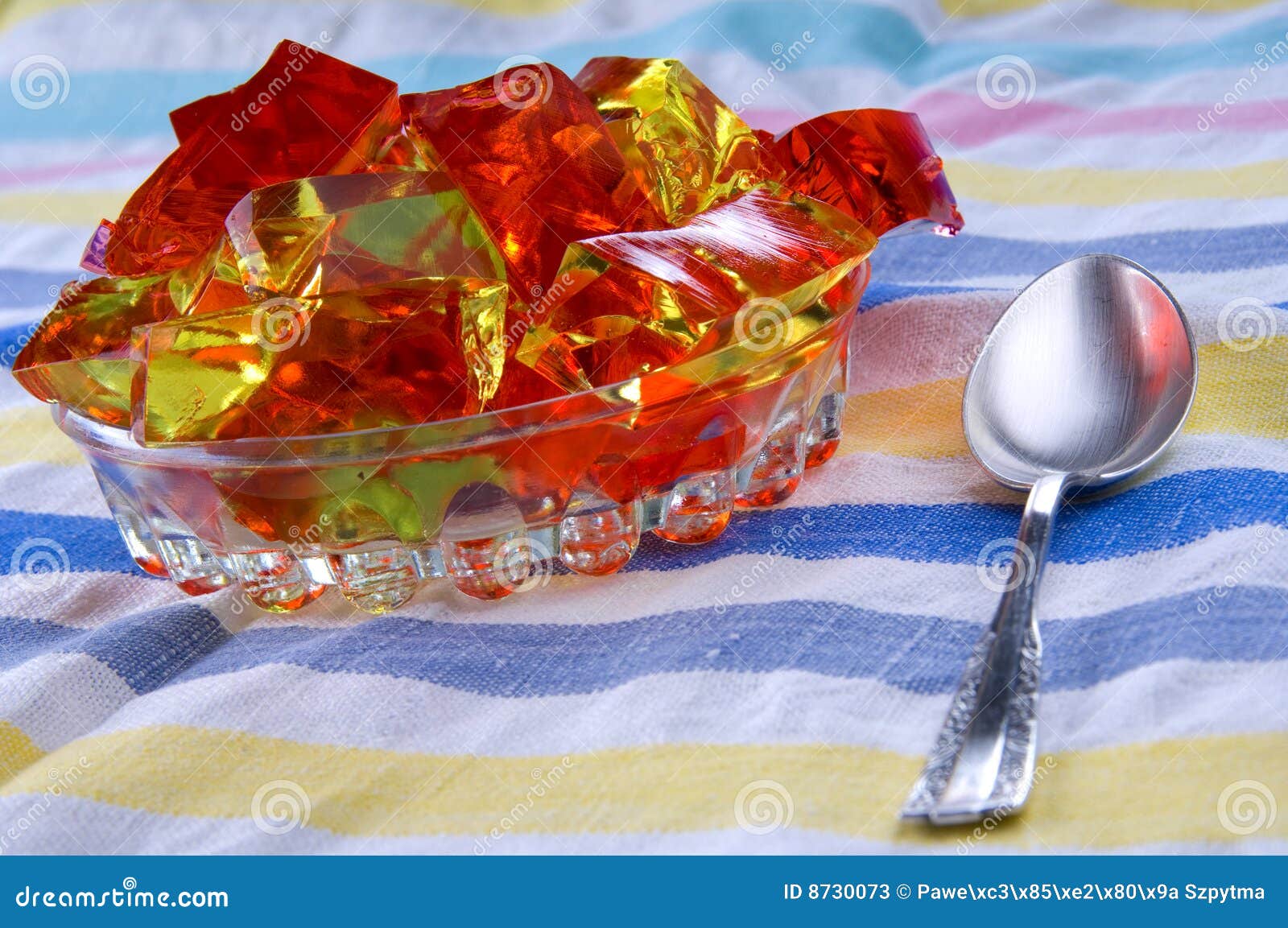 Jello cubes stock image. Image of closeup, fruity, colour - 8730073