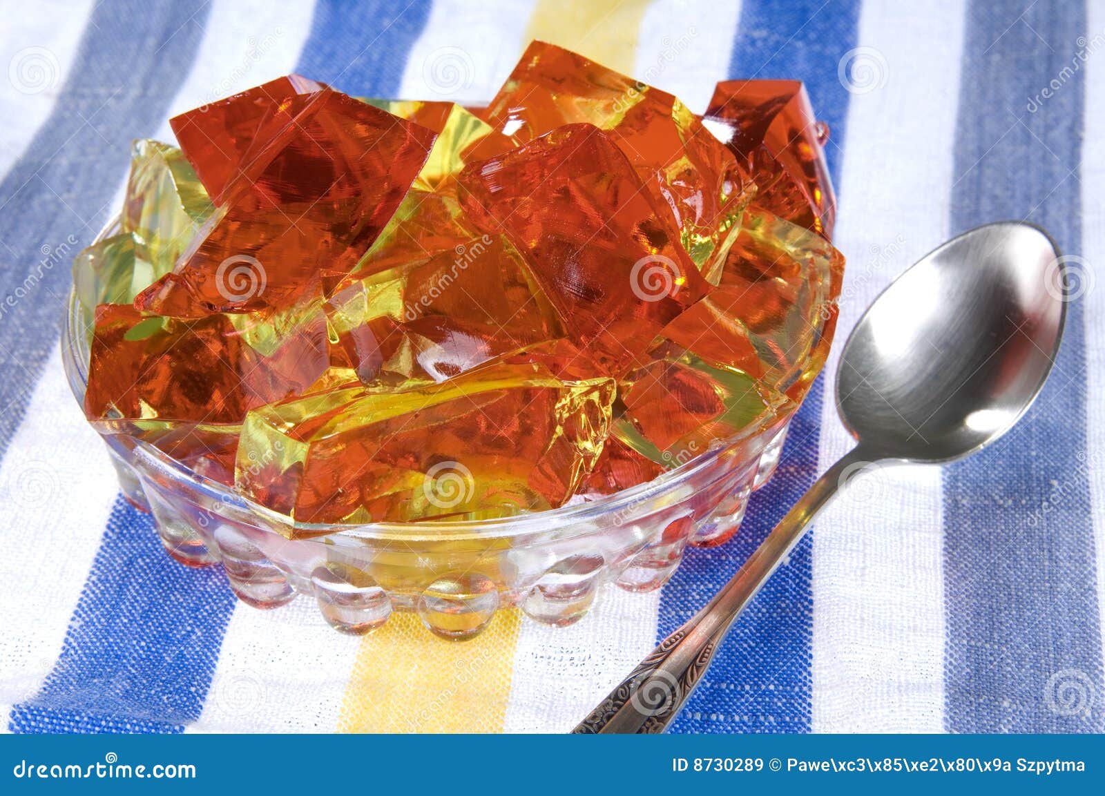 Jello cubes stock image. Image of background, fruity, colour - 8730289