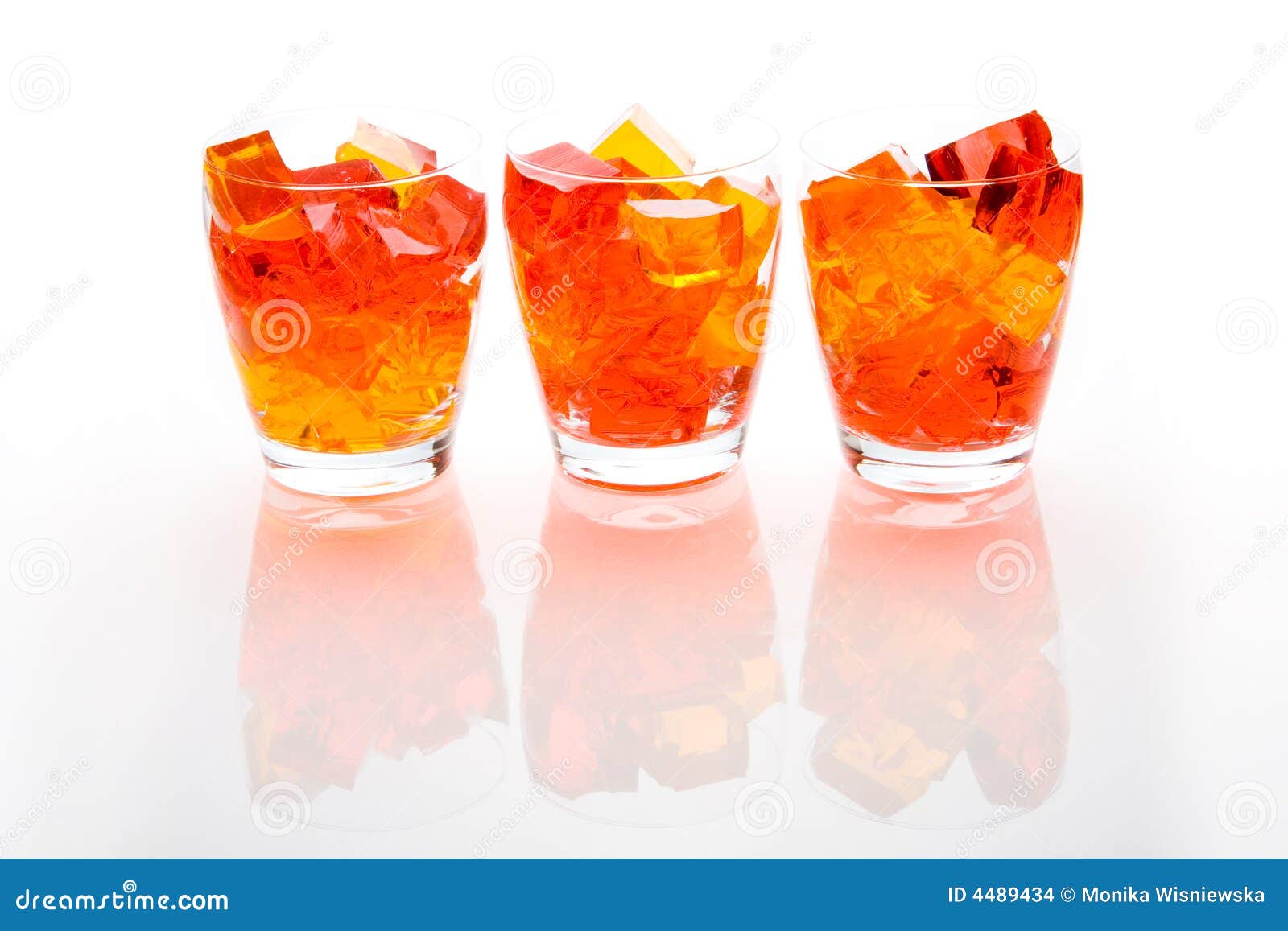 Jello in Glassed stock photo. Image of reflection, color - 4489434