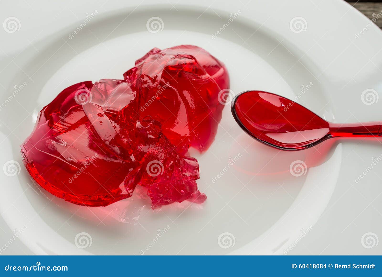 Jello with red gelatin stock photo. Image of food, translucent - 60418084