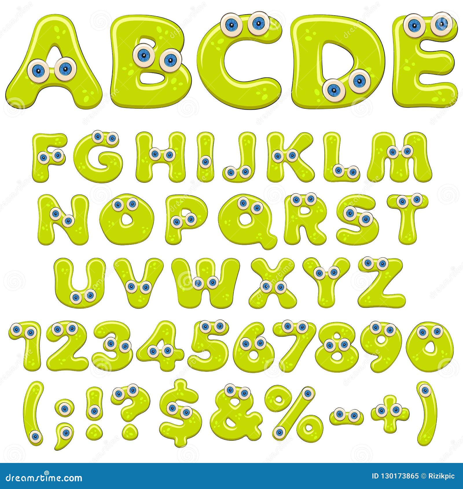 Jelly Alphabet, Letters, Numbers and Characters with Blue Eyes ... Jelly Alphabet, Letters, Numbers and Characters with Blue Eyes ...
