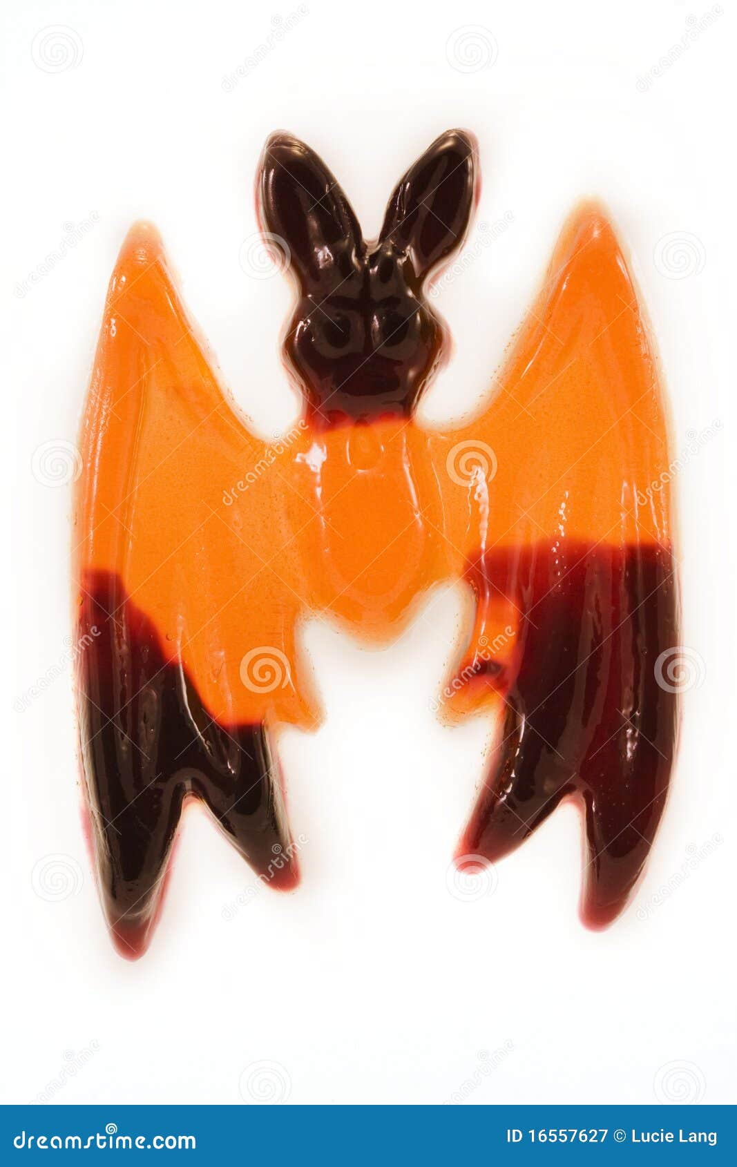 Jelly bat sweet over white stock image. Image of translusent - 16557627