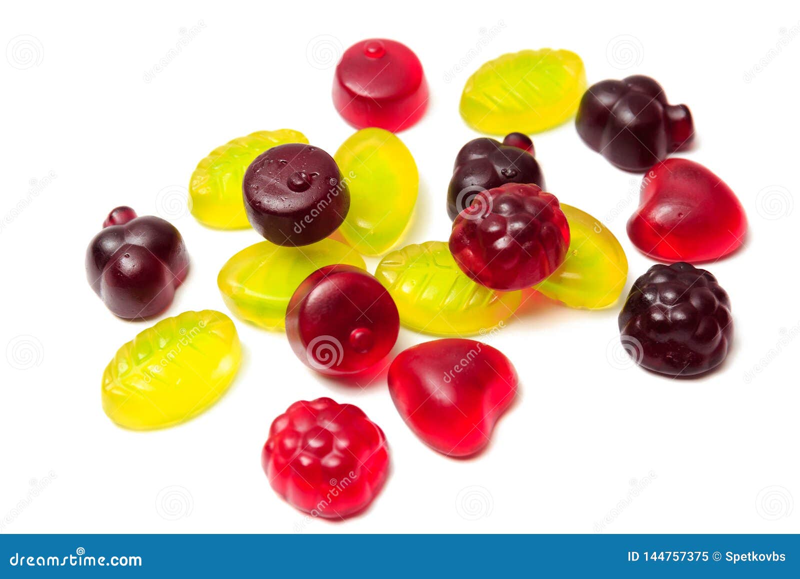 Jelly beans gummy stock image. Image of close, macro - 144757375