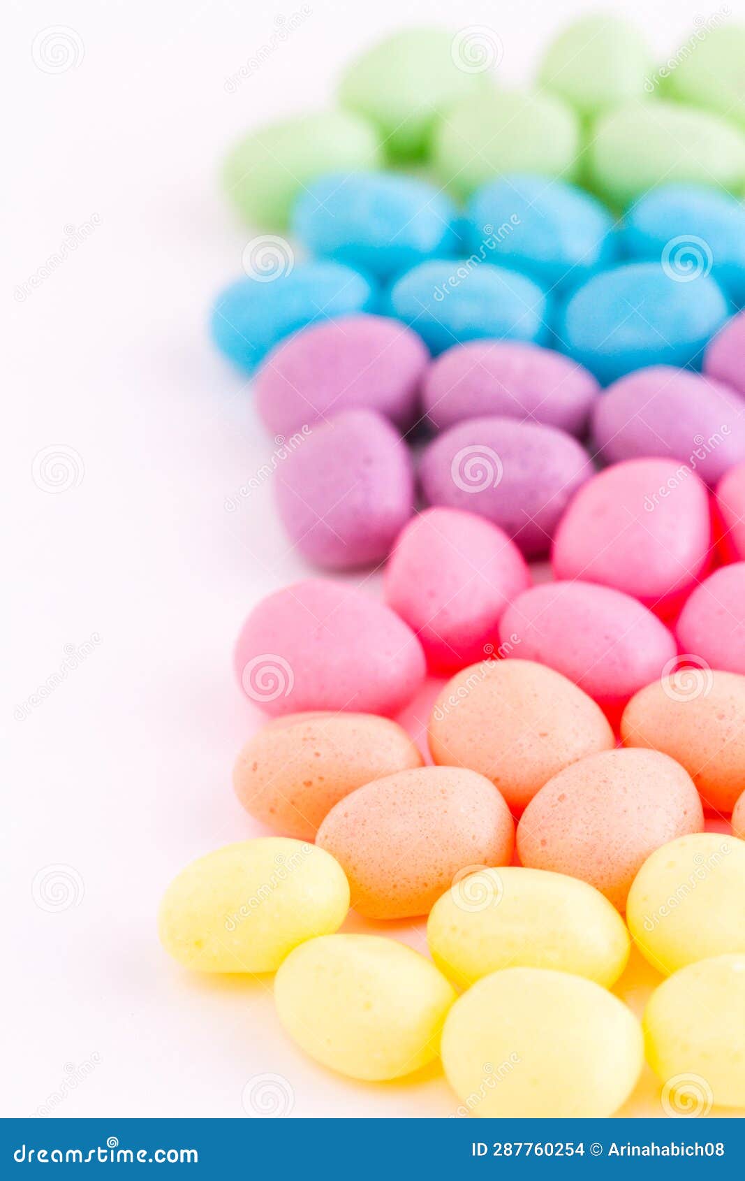 Jelly beans stock photo. Image of spectrum, sweets, nature - 287760254