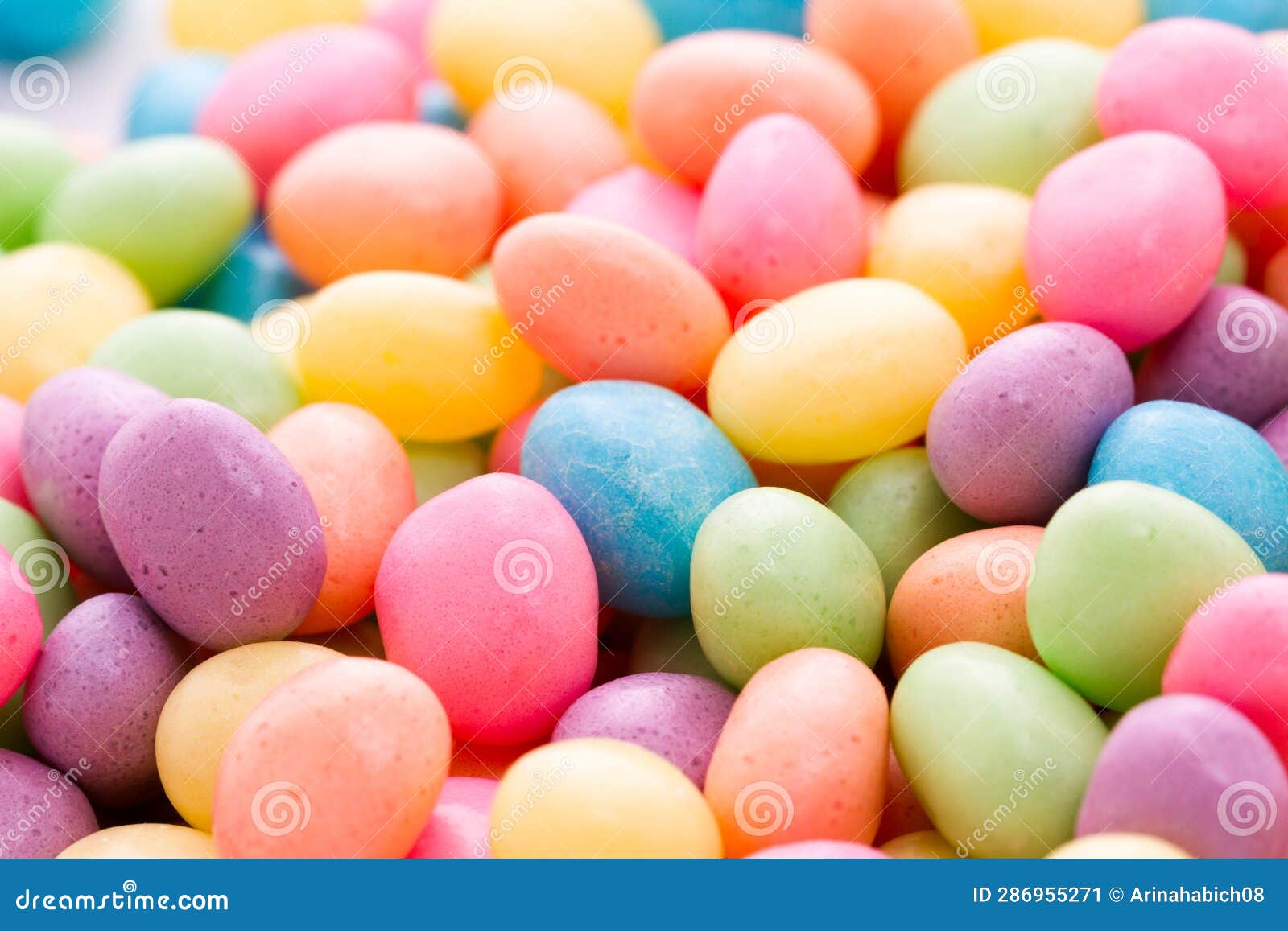 Jelly beans stock image. Image of sugar, food, oval - 286955271