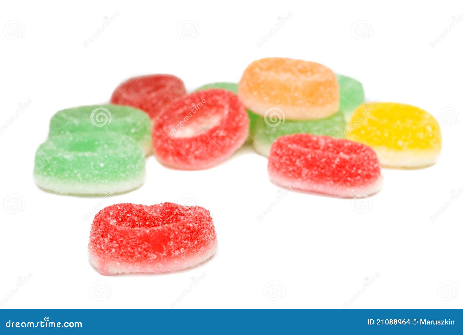Jelly candies stock photo. Image of icing, shiny, horizontal - 21088964