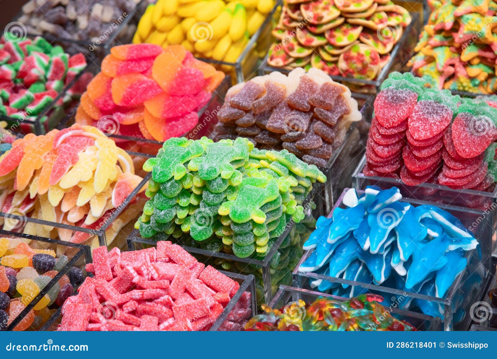 Jelly candies stock image. Image of jelly, food, yummy - 286218401