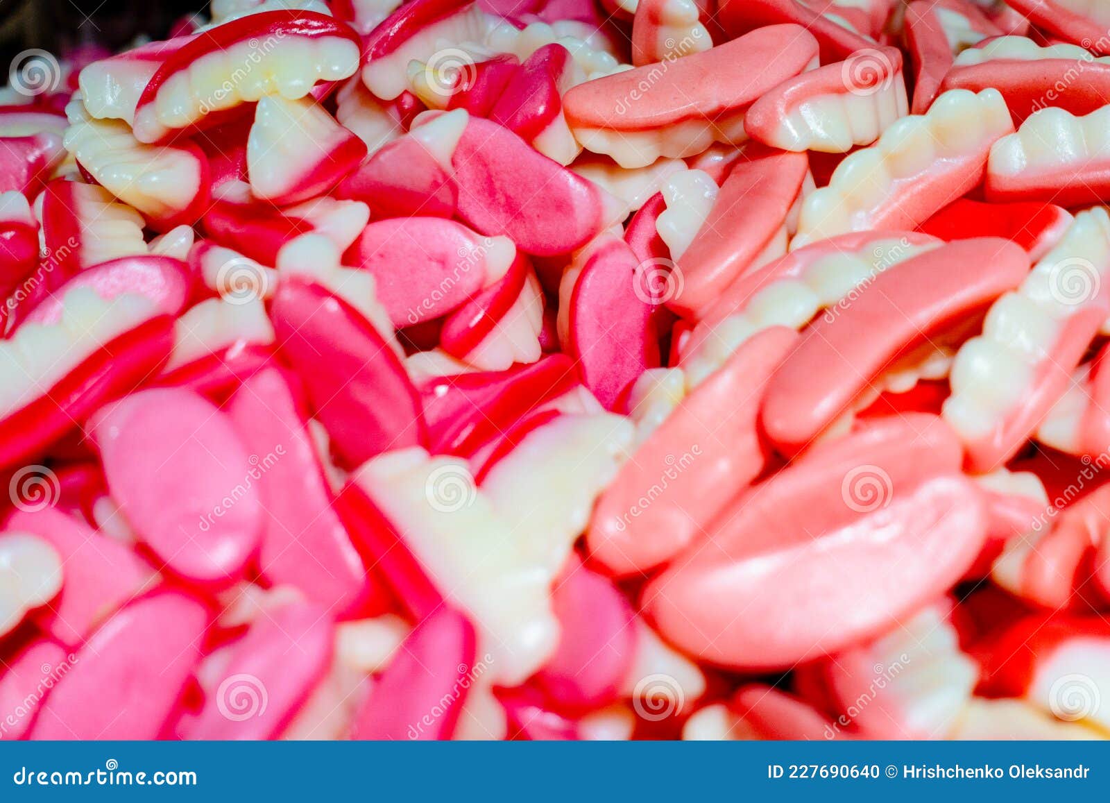 Jelly Candies. Jelly Candies in the Shape of Teeth Stock Photo - Image ...