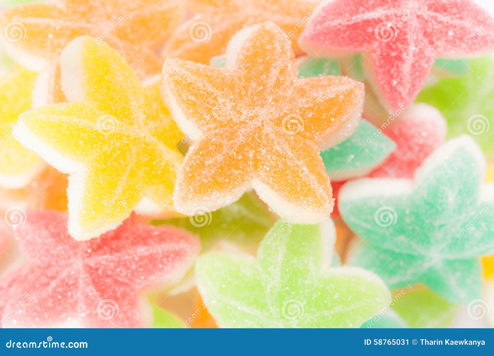 Jelly candies star stock image. Image of candy, sweet - 58765031