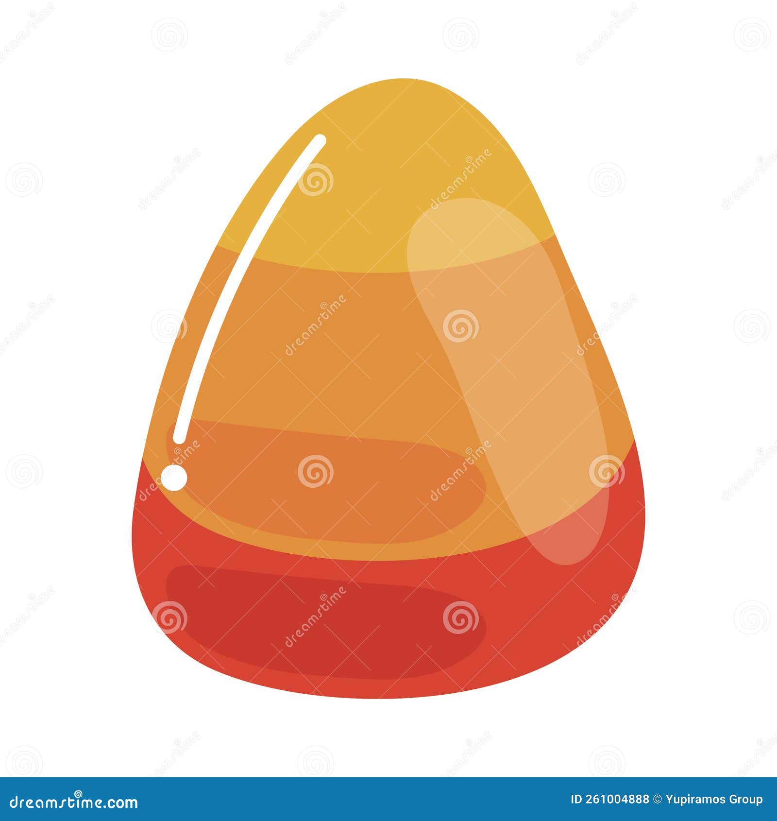 Jelly candy icon stock vector. Illustration of sucker - 261004888