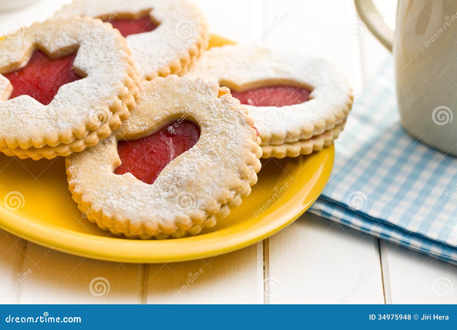 Jelly cookies stock photo. Image of biscuit, treat, filled - 34975948