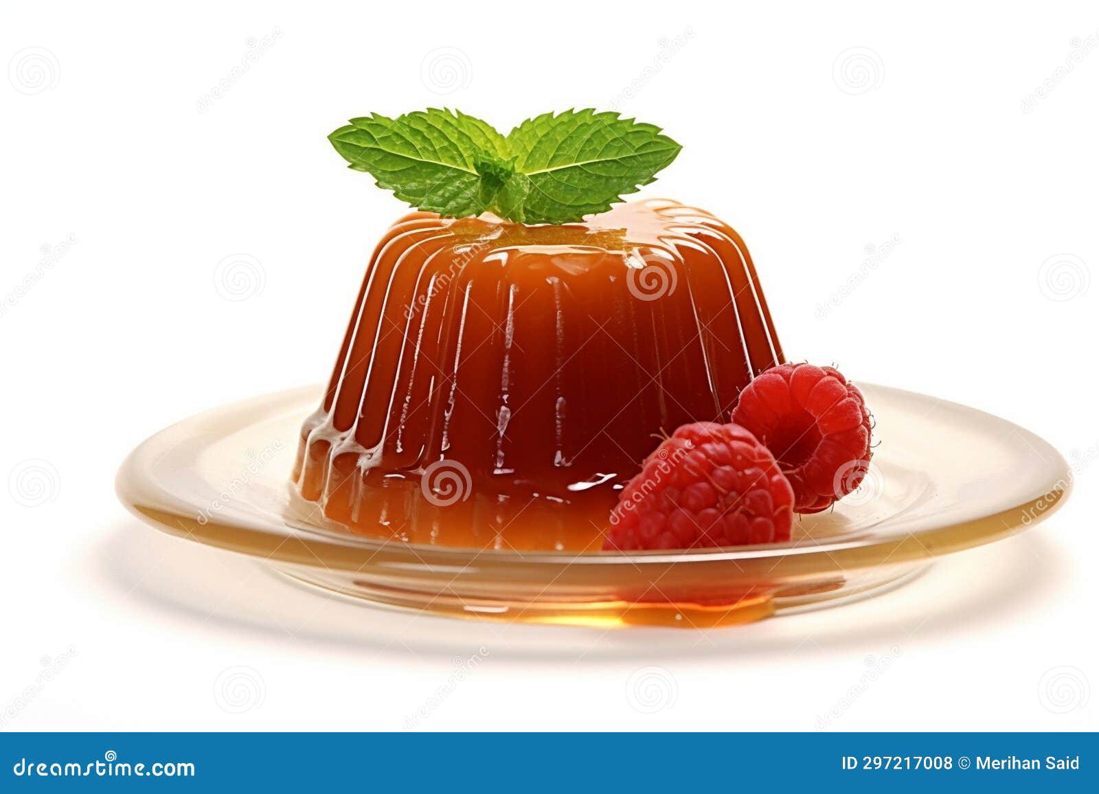 Sad Jelly Isolated. Melancholy Jell. Sorrowful Sweetness. Vector ...