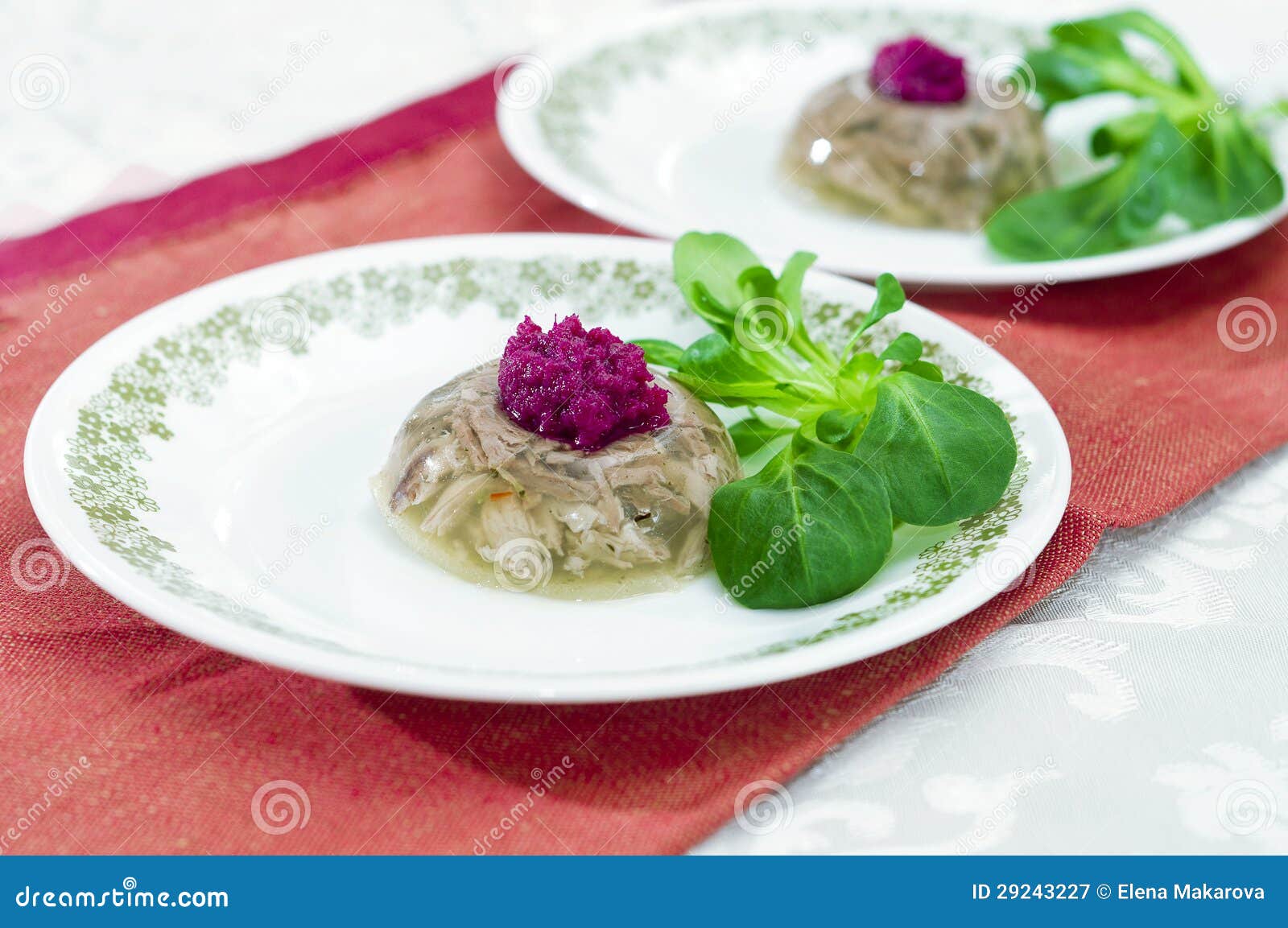 Jelly meat stock image. Image of delicious, closeup, galantine - 29243227