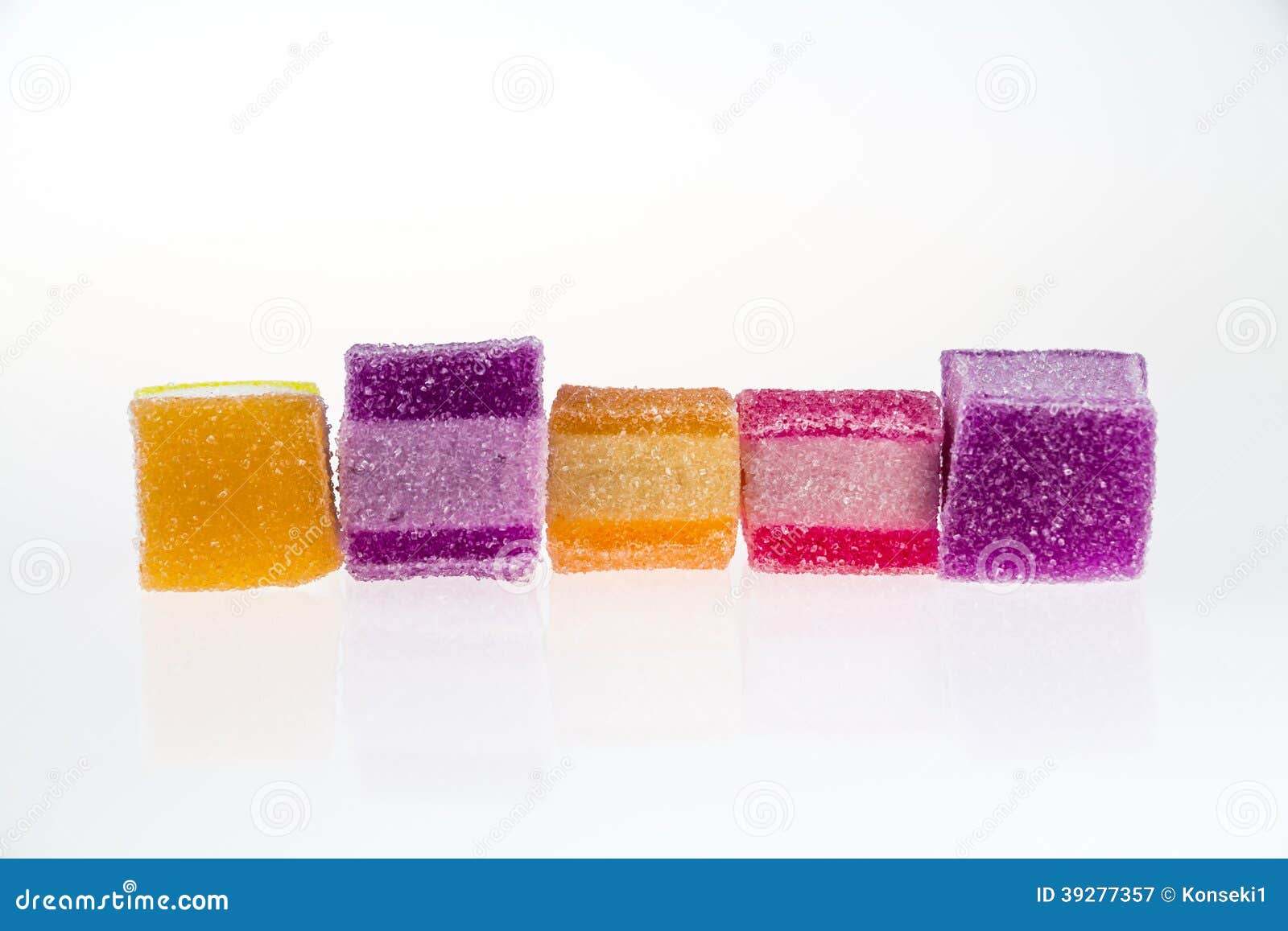 Jelly with Multilayer and Colors Stock Image - Image of isolated, full ...