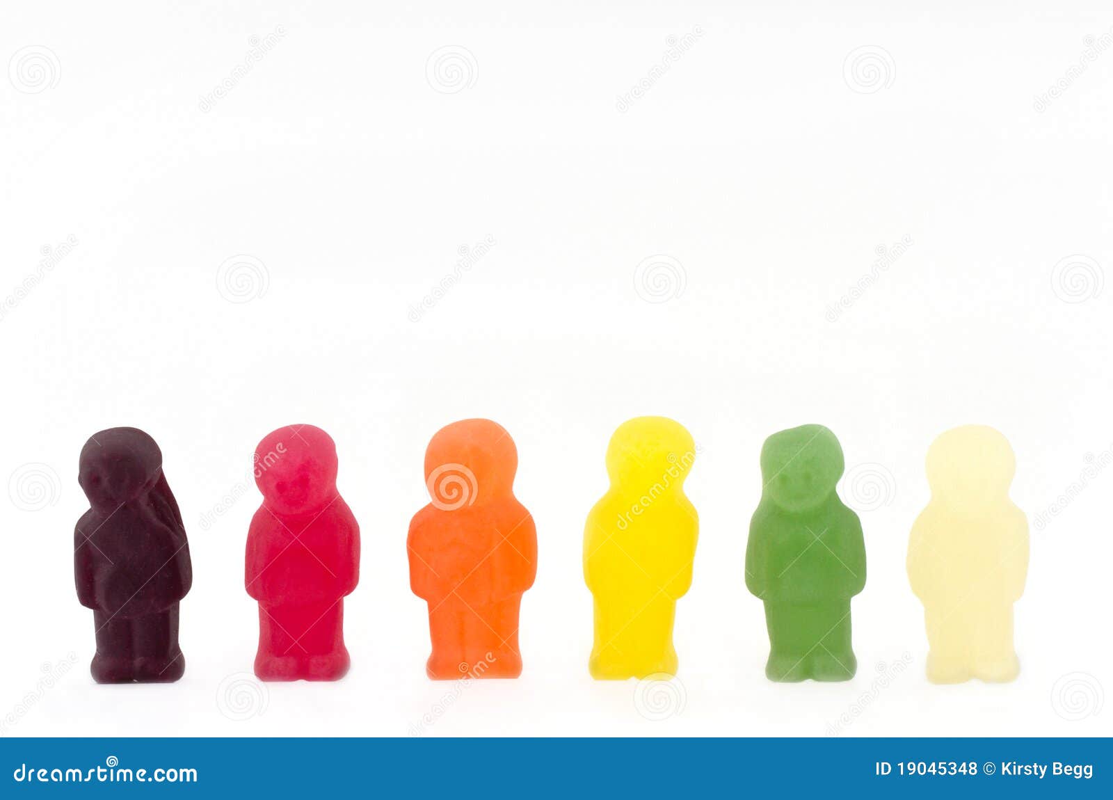 Jelly People stock photo. Image of line, gummi, multi - 19045348