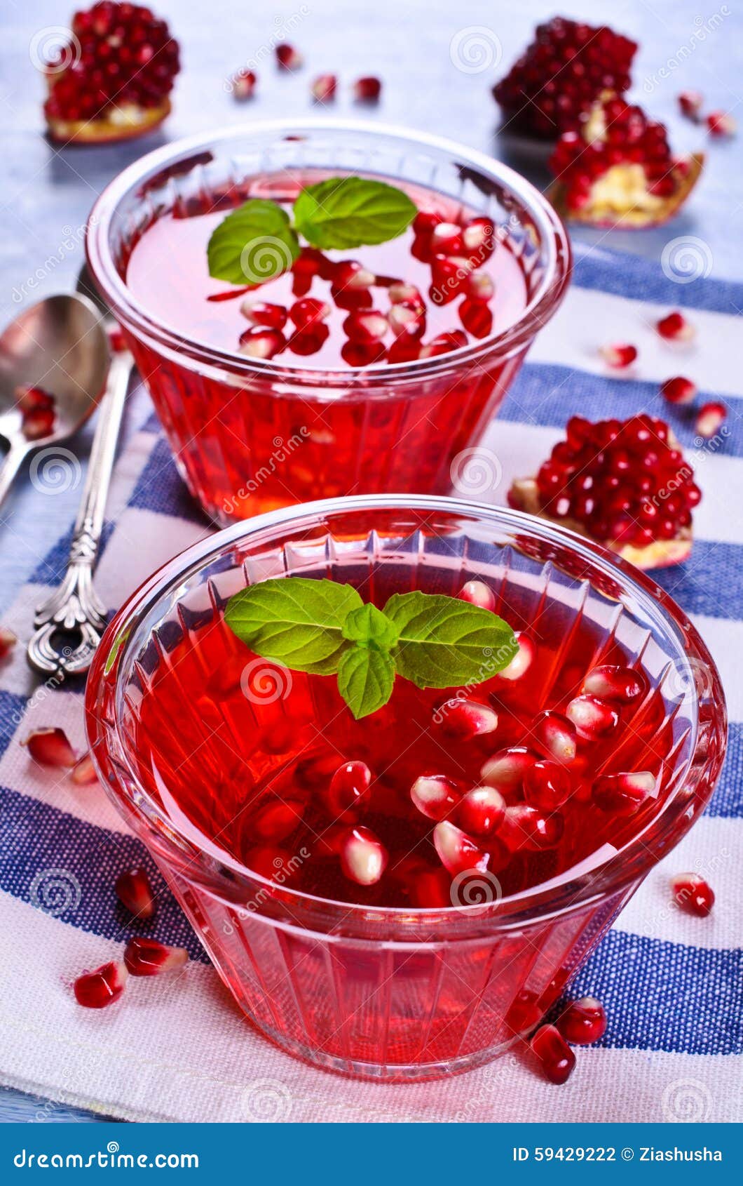 Jelly red stock photo. Image of healthy, juicy, mint - 59429222