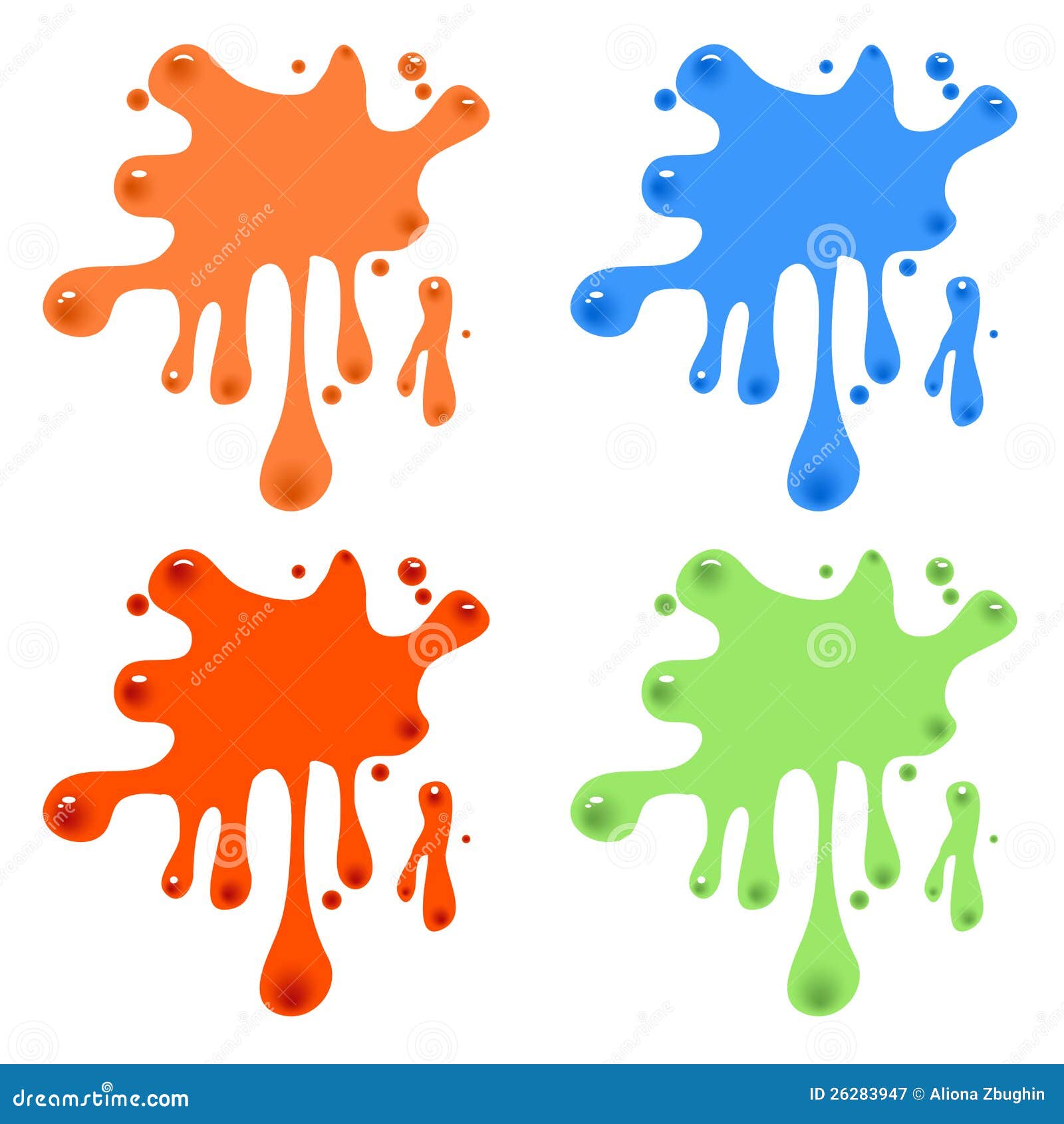 Jelly splatters stock vector. Illustration of splattered - 26283947