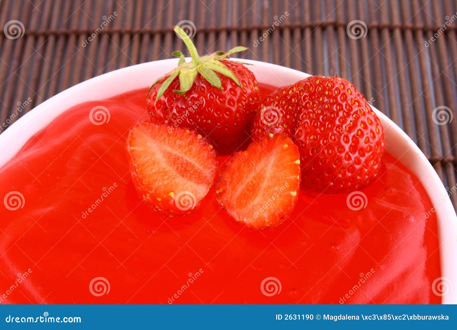 Jelly Strawberry stock photo. Image of breakfast, isolated - 2631190