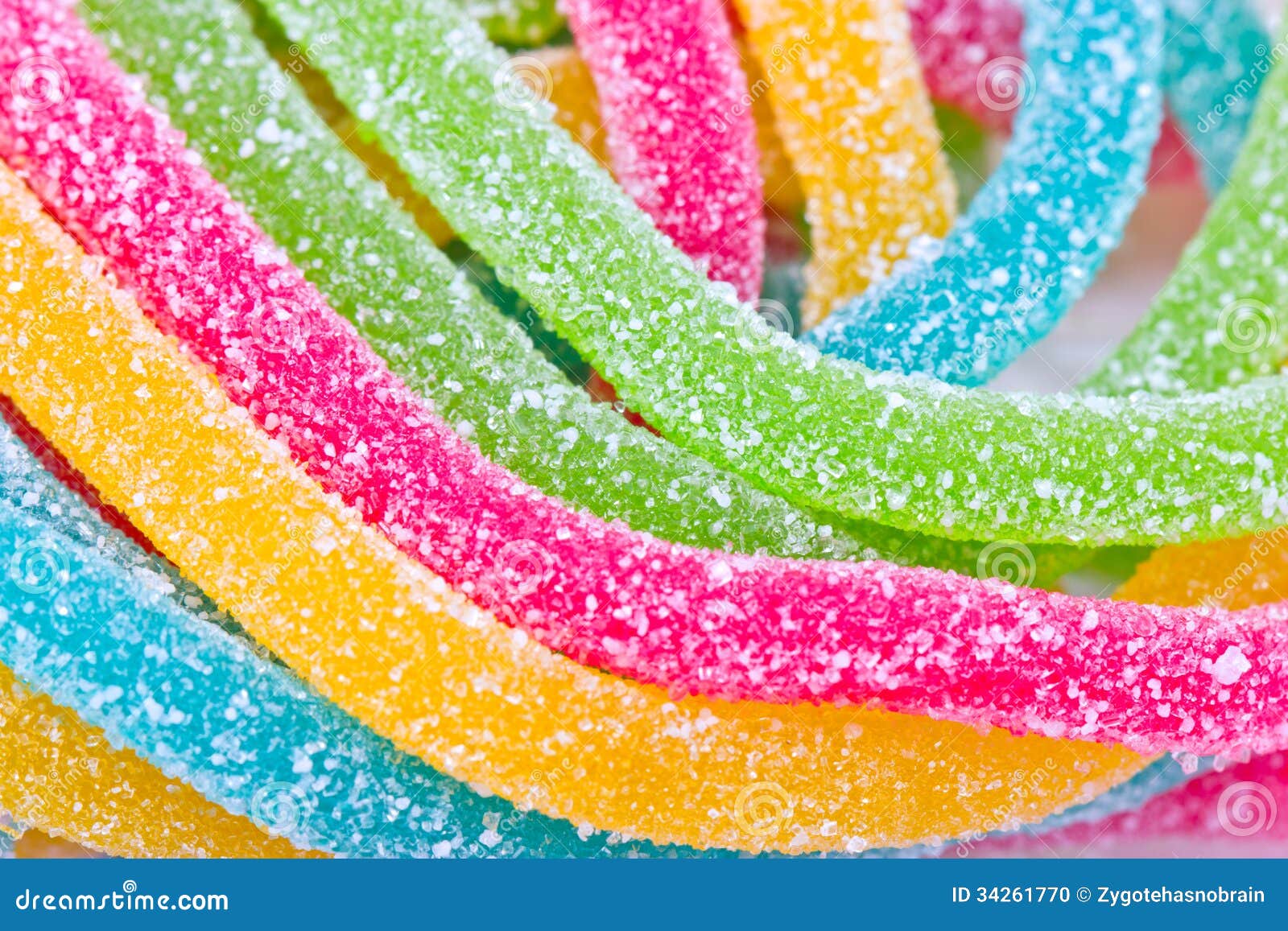 Jelly Sugar Candies. stock photo. Image of celebration - 34261770