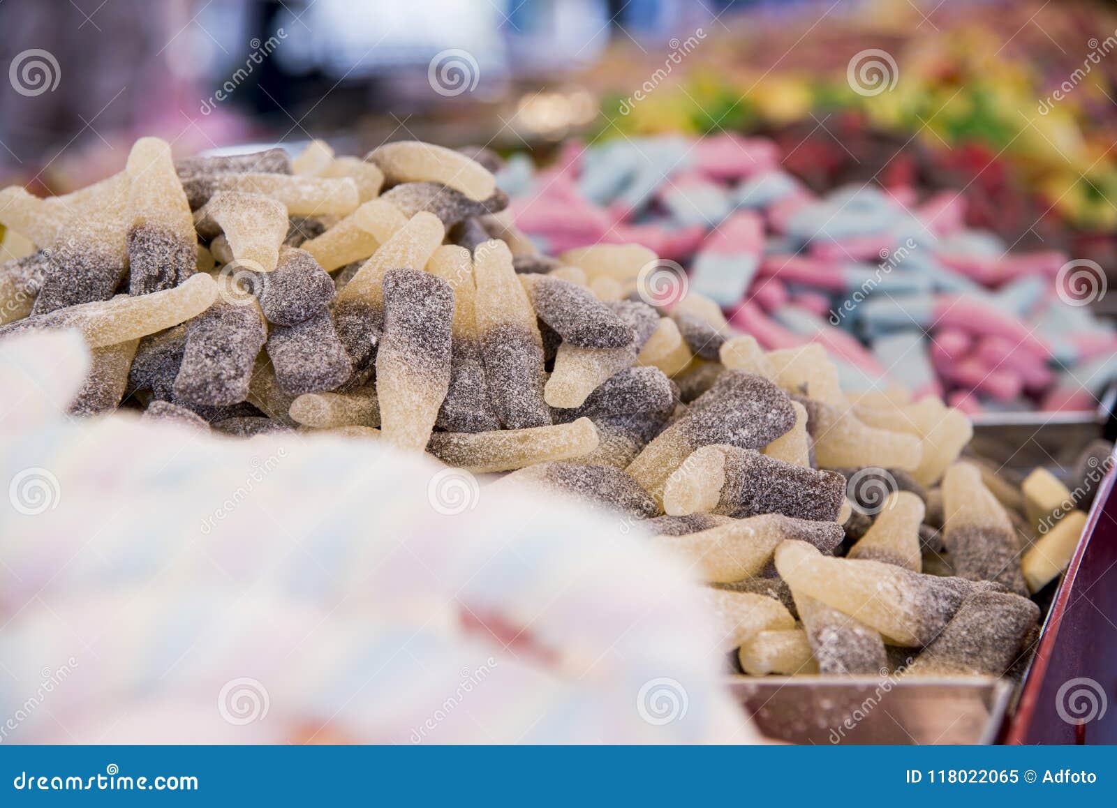 Jelly Sugar Candies - Multicoloured Sweets Stock Image - Image of ...