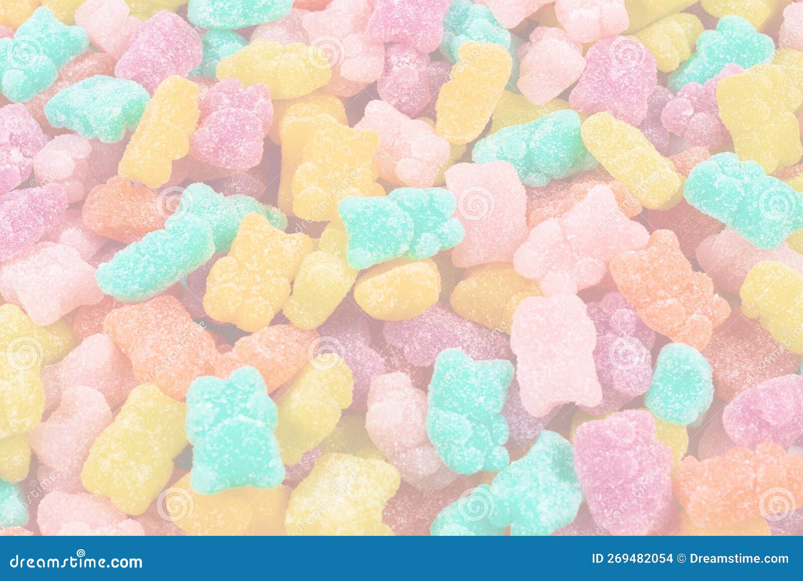Jelly Sweats Bears Background. Top View Stock Photo - Image of abstract ...